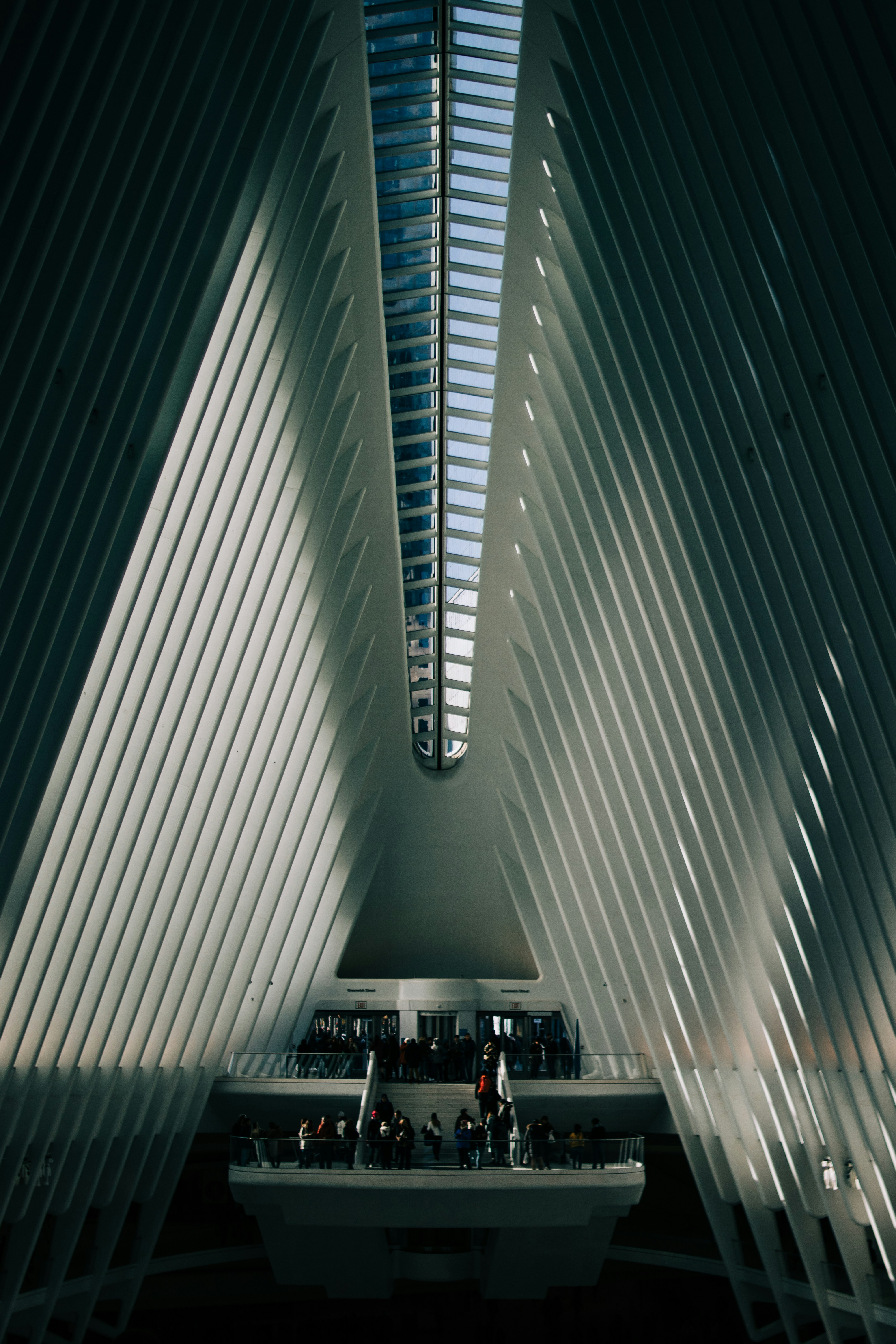 Ribbed Light: An Atrium Where Shadows Align