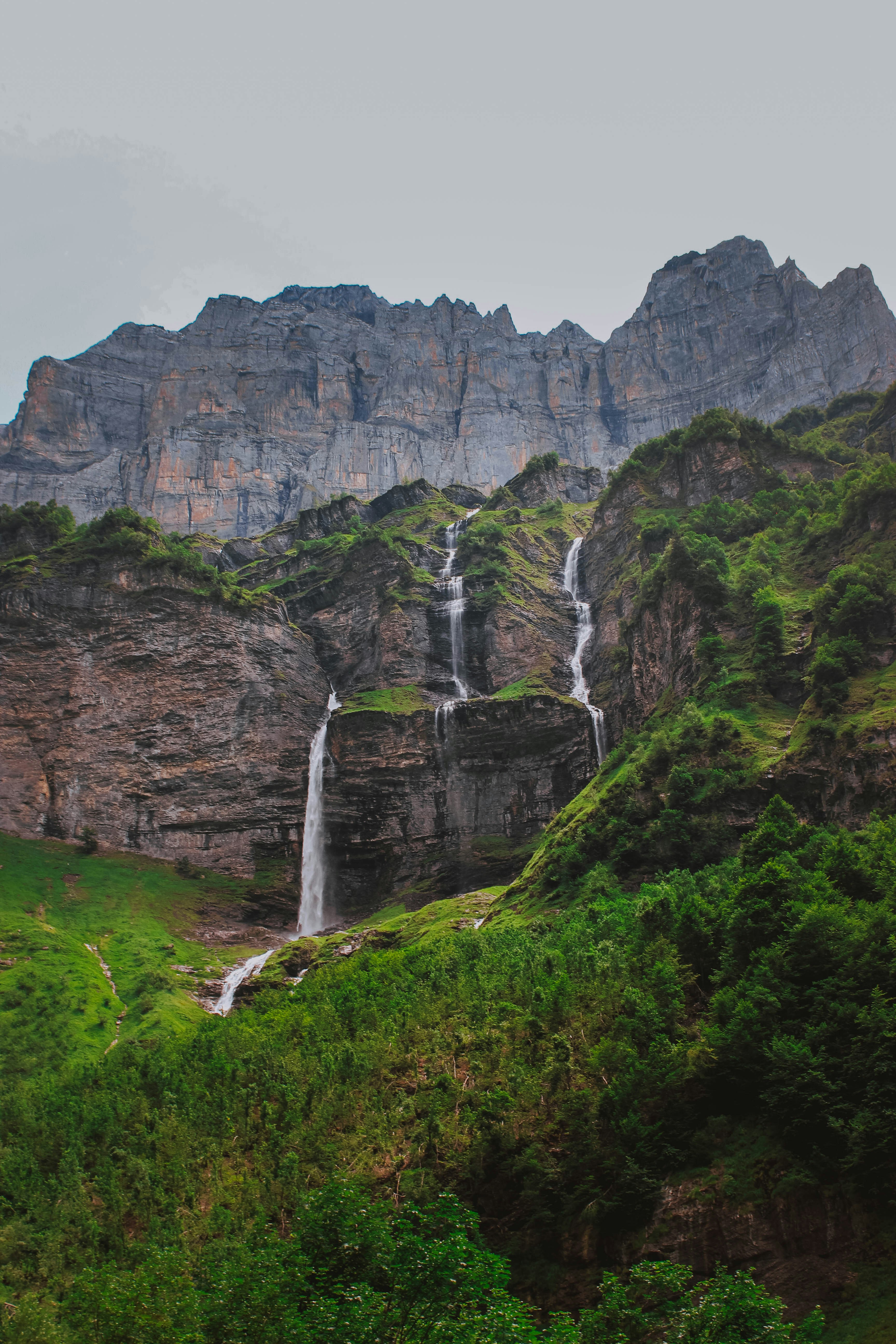 Rock formation above water falls photo – Free France Image on Unsplash