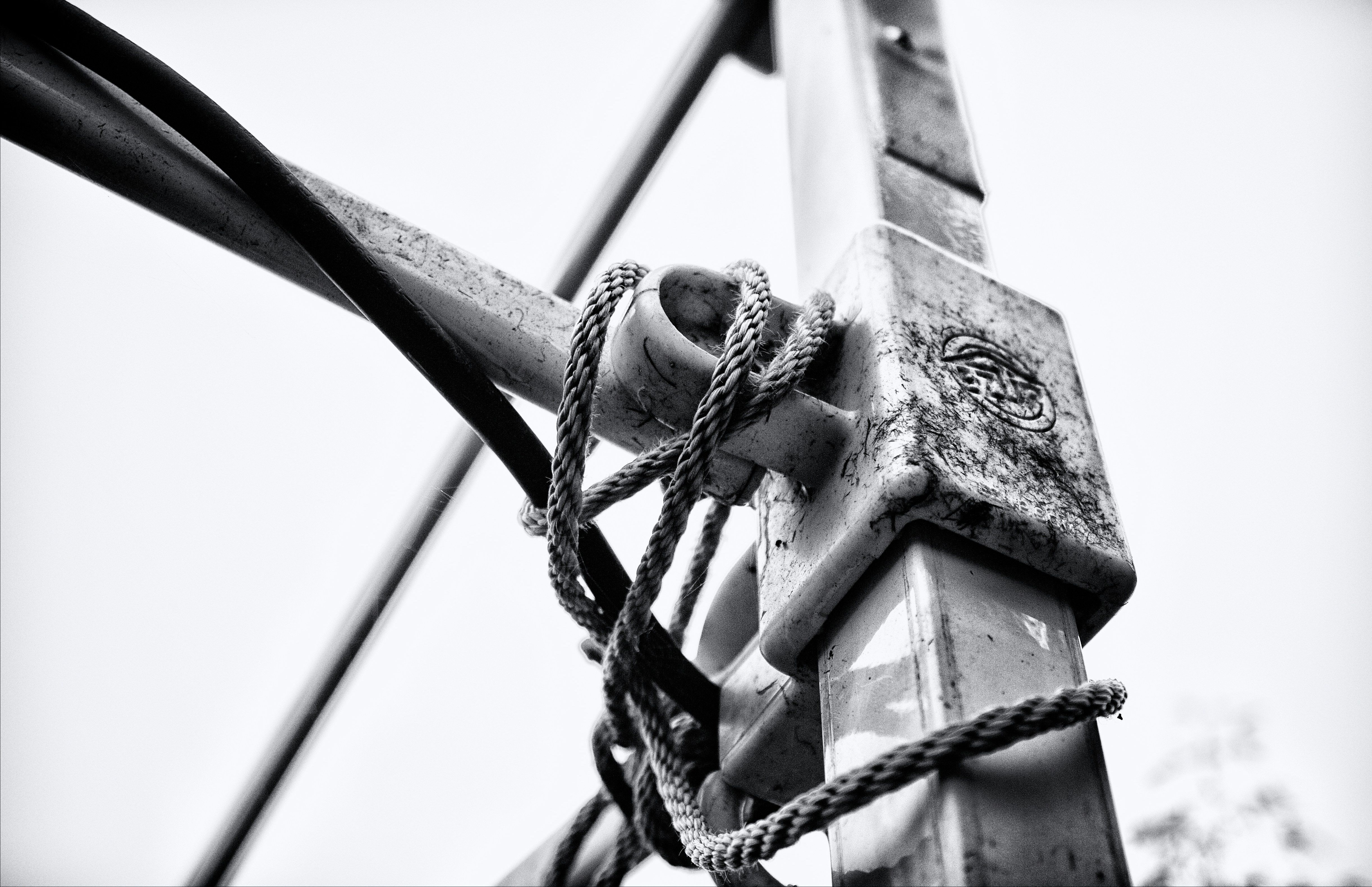 Grayscale photo of rope photo – Free Grey Image on Unsplash