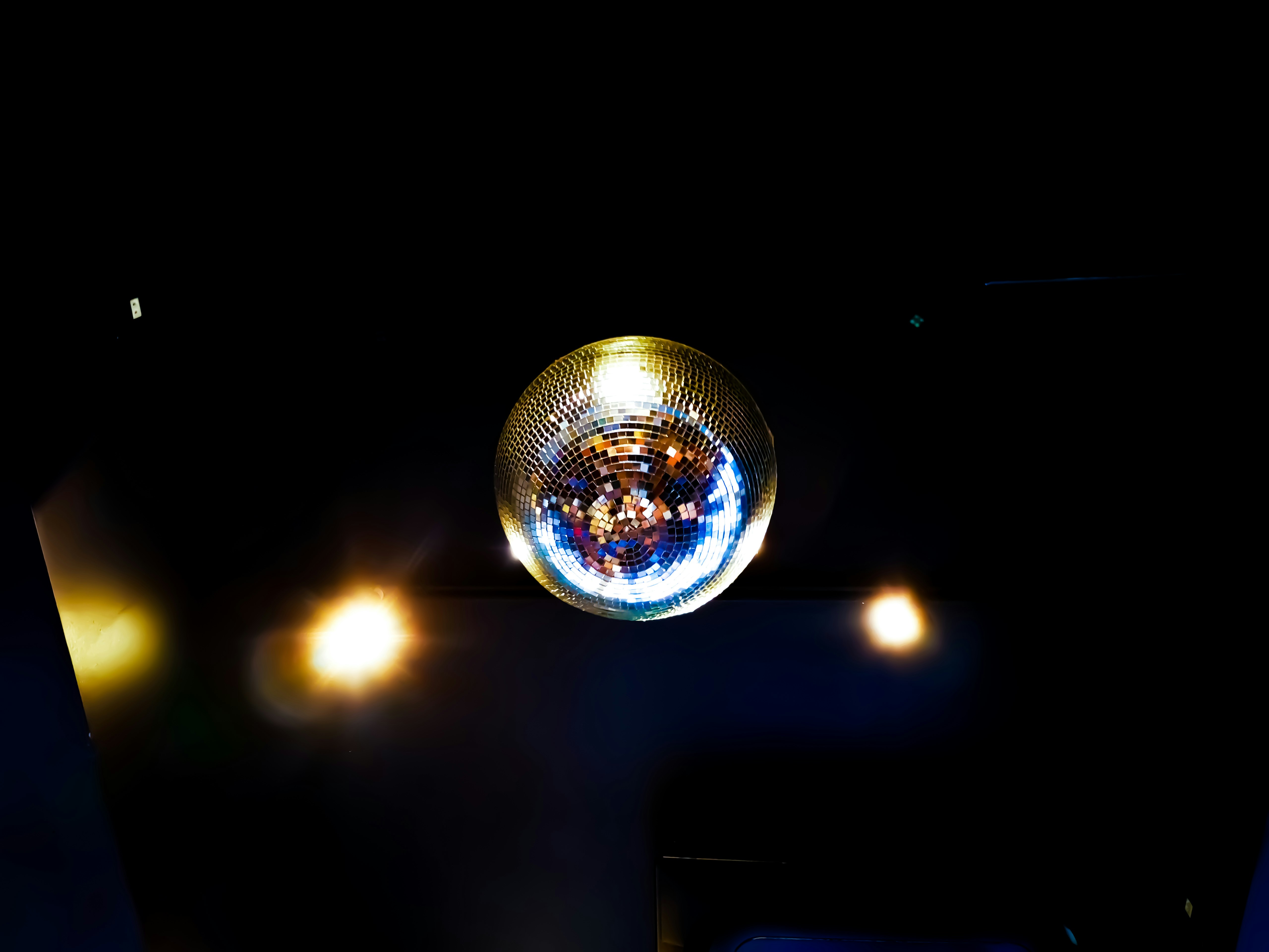 Midnight Mirror: A Disco Ball Dares the Dark