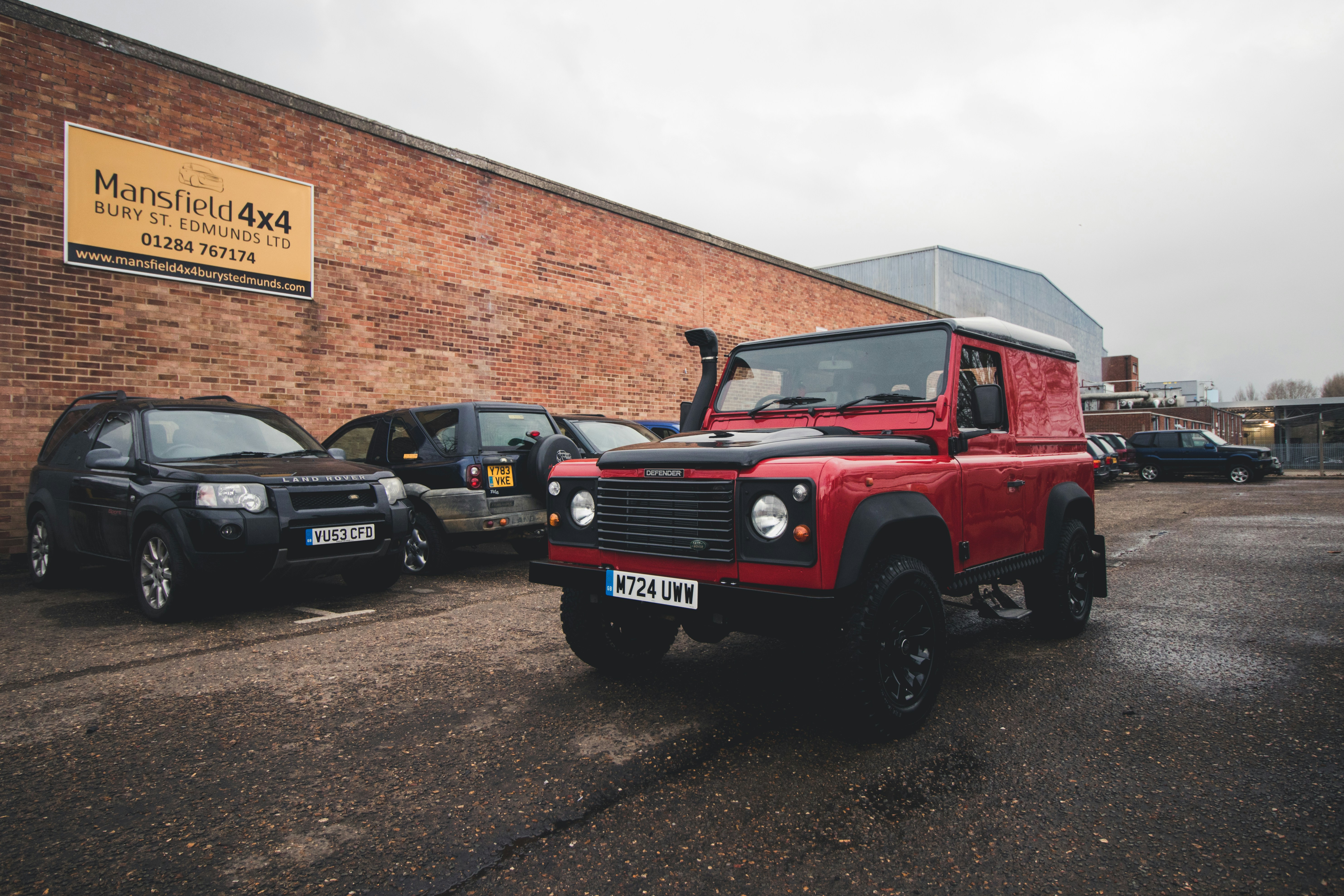 Red vehicle photo – Free Land rover defender Image on Unsplash