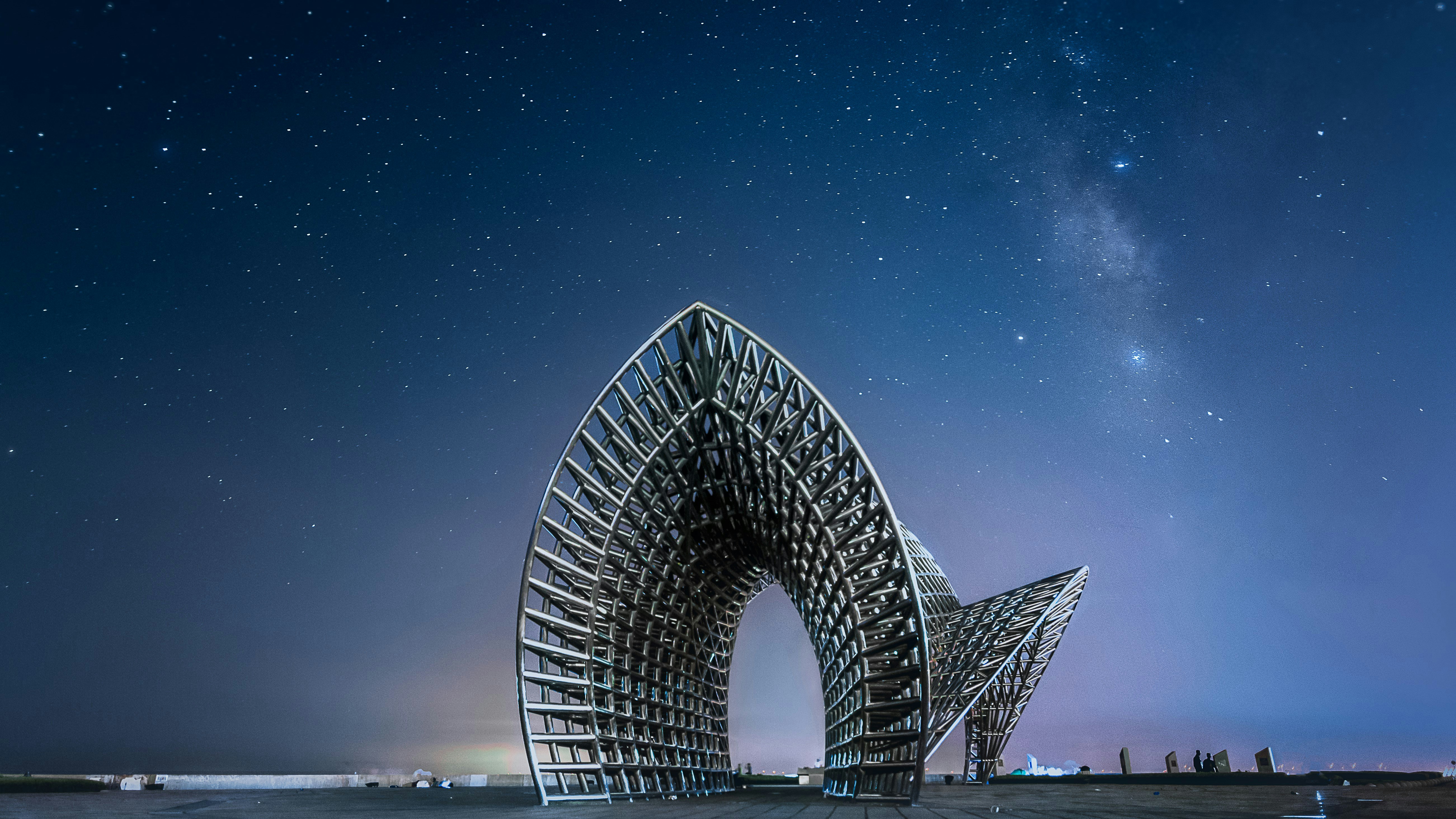 Landscape photography of gray structure photo – Free Light Image on ...