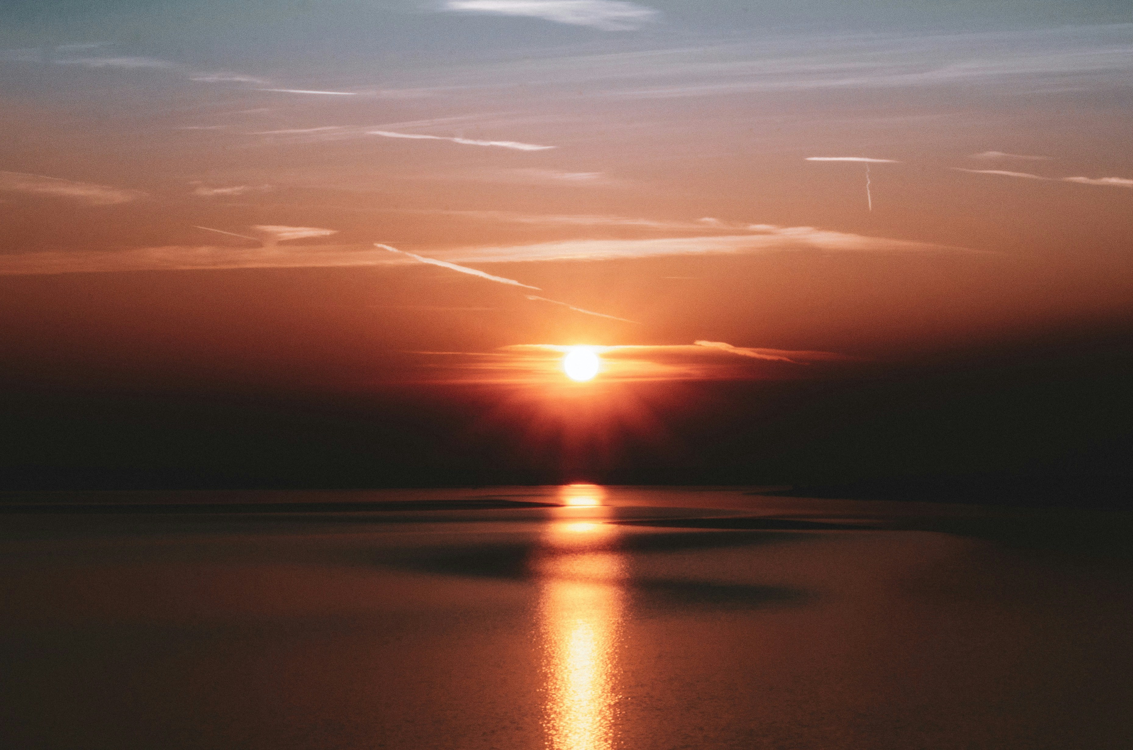 Golden hour view from sea photo – Free Sunset Image on Unsplash