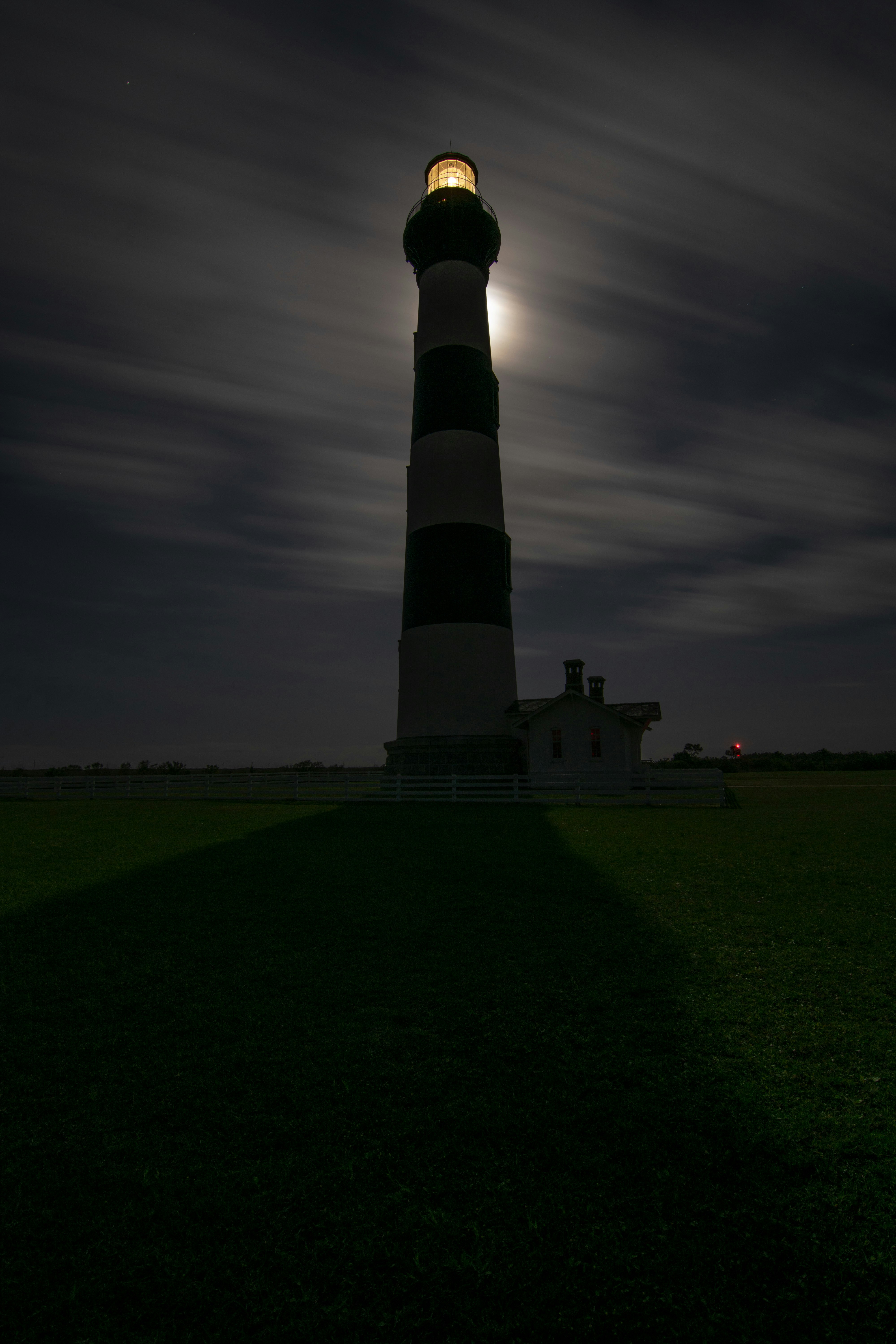 Lighthouse in Moonlit Quiet