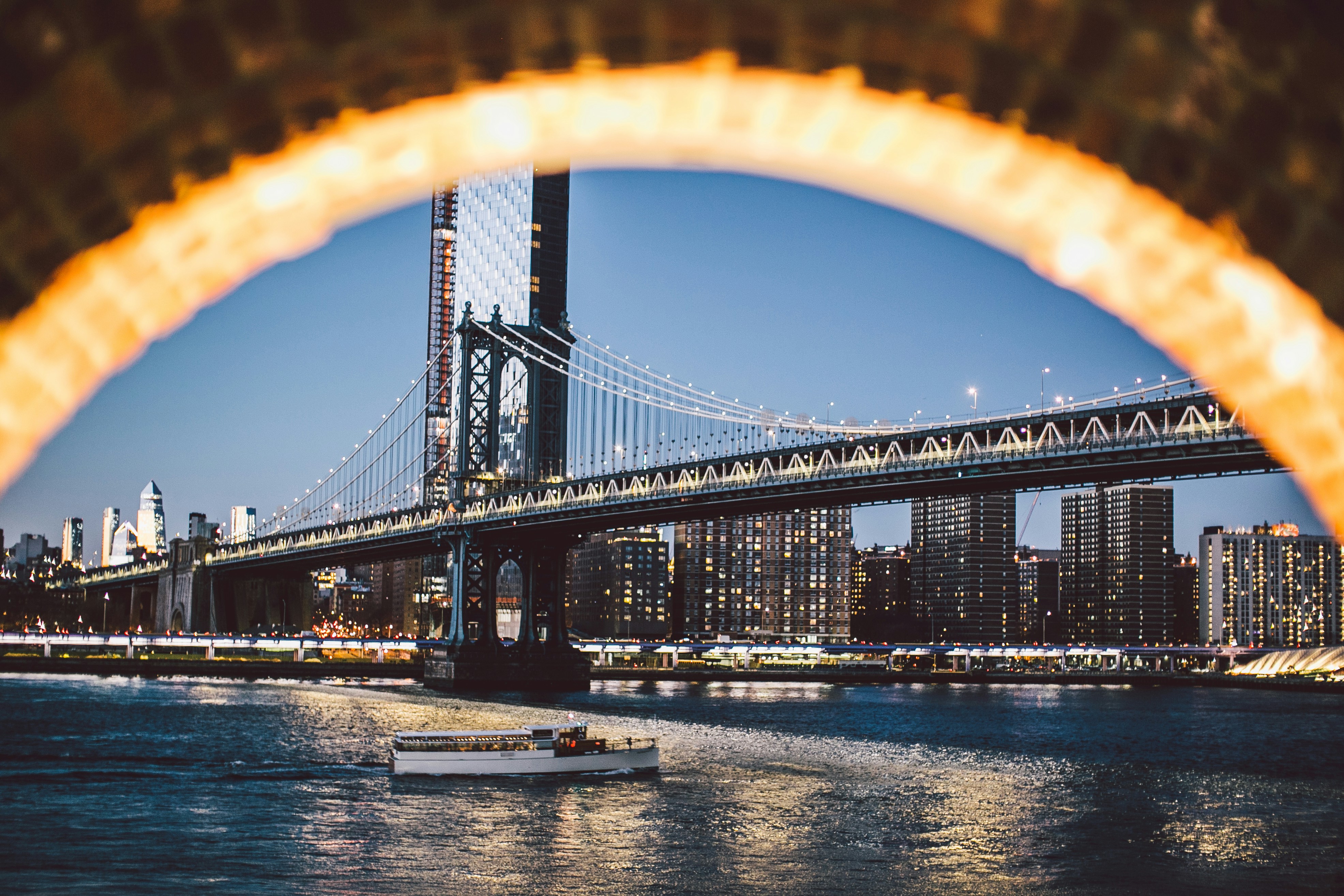 Urban Serenity: The Bridge's Embrace