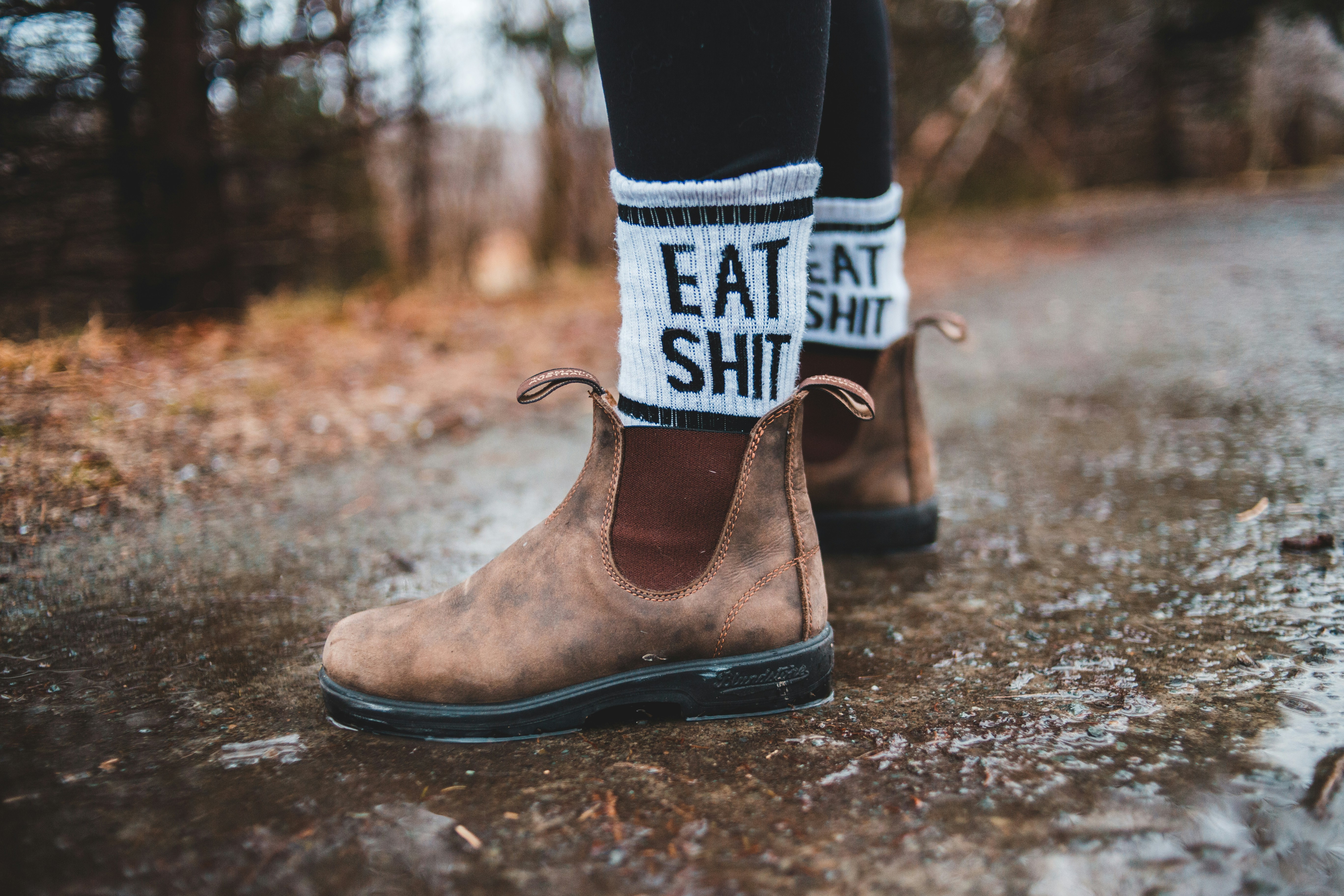 Pair of brown leather boots photo – Free Brown Image on Unsplash