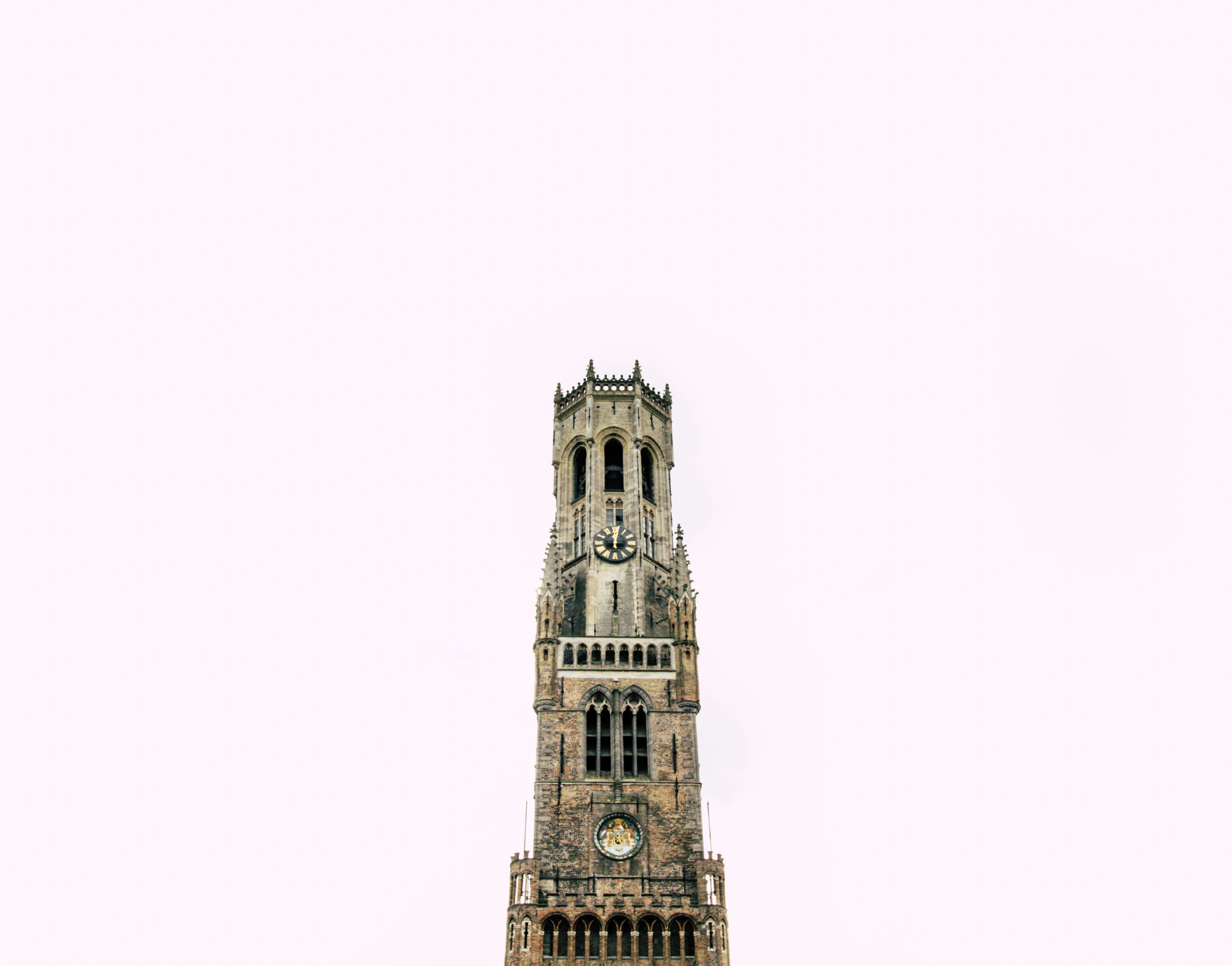 Skyward Gaze at Gothic Tower
