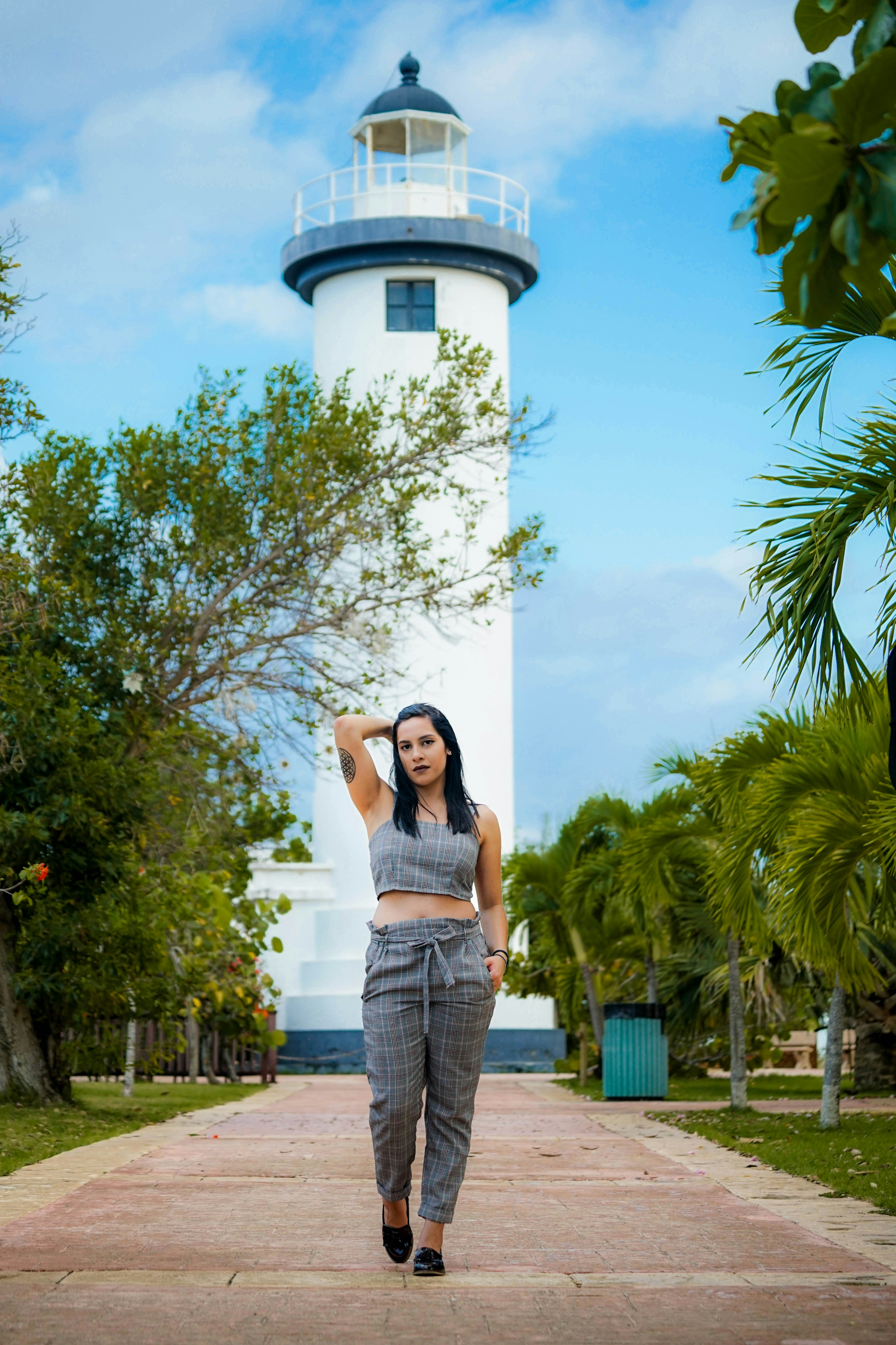 Lighthouse Walk: A Portrait at Coastal Dawn