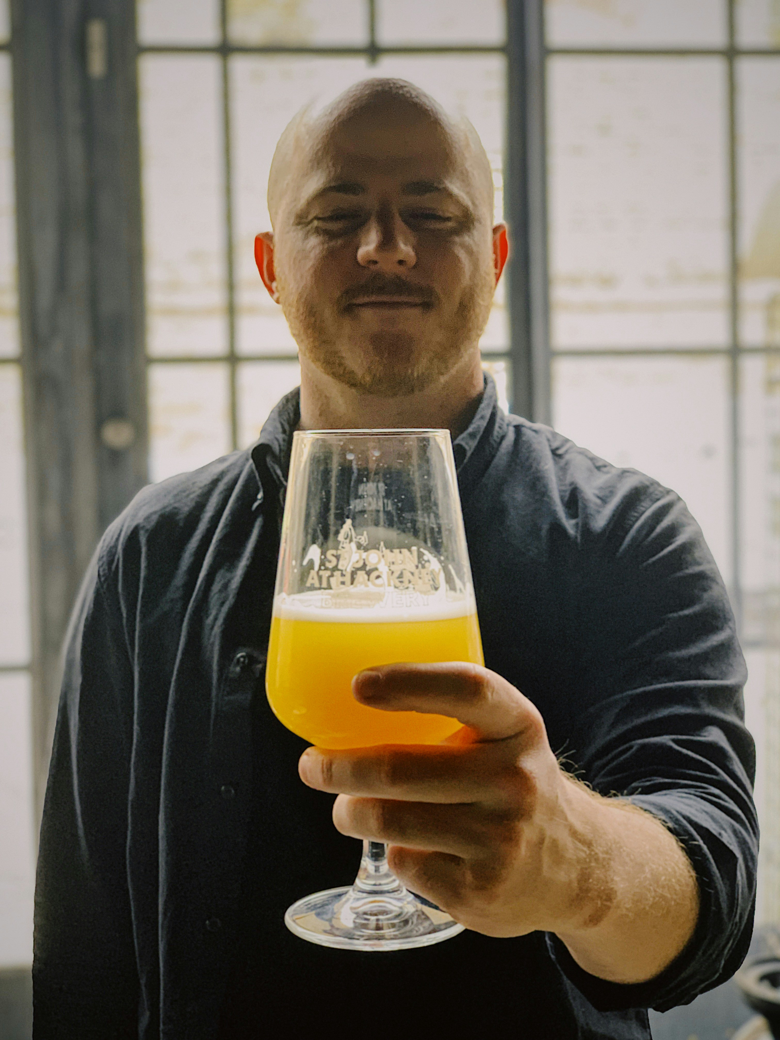 Amber Toast in a Windowed Loft of Light
