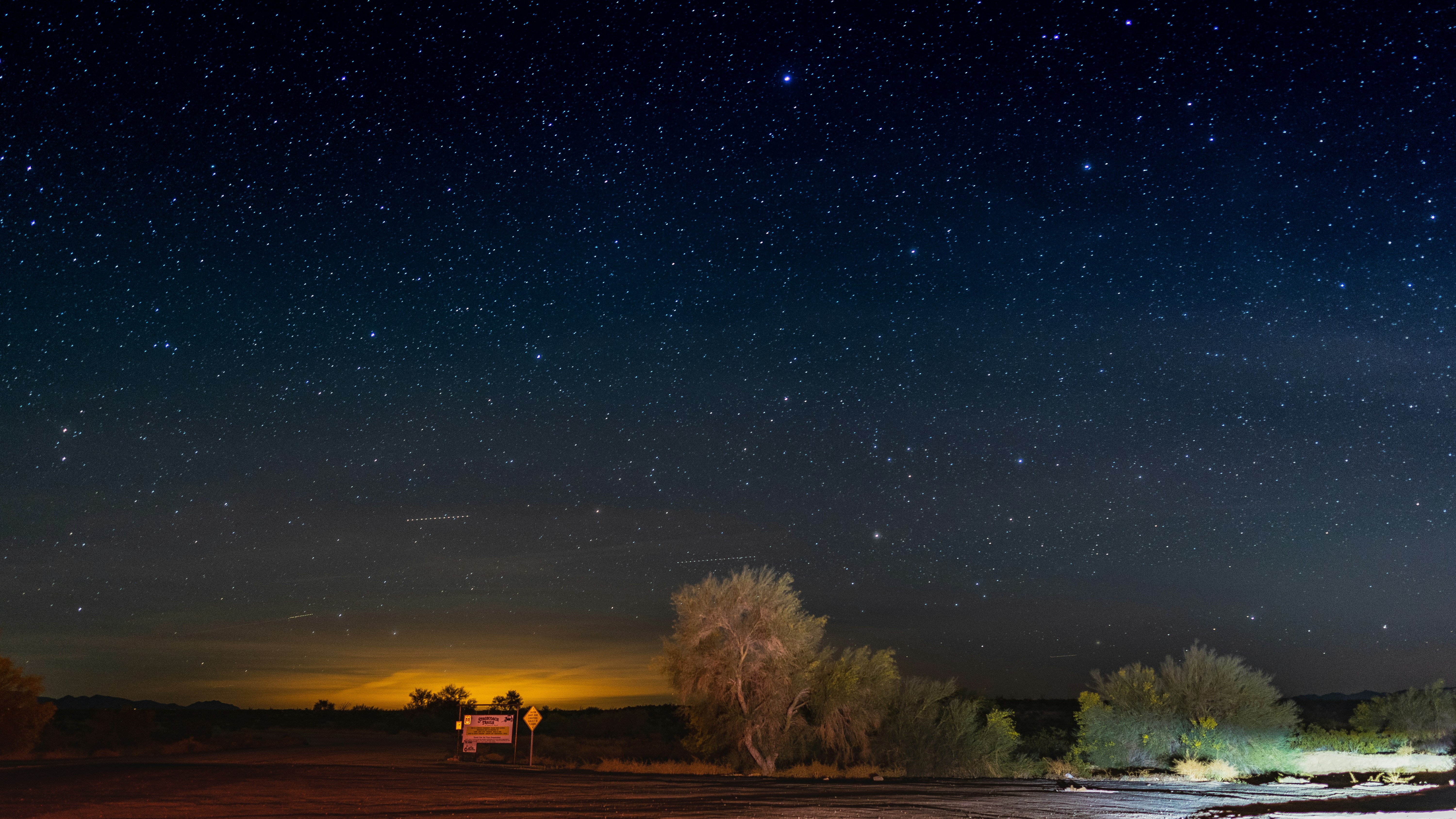 Milky Way Above Quiet Horizon