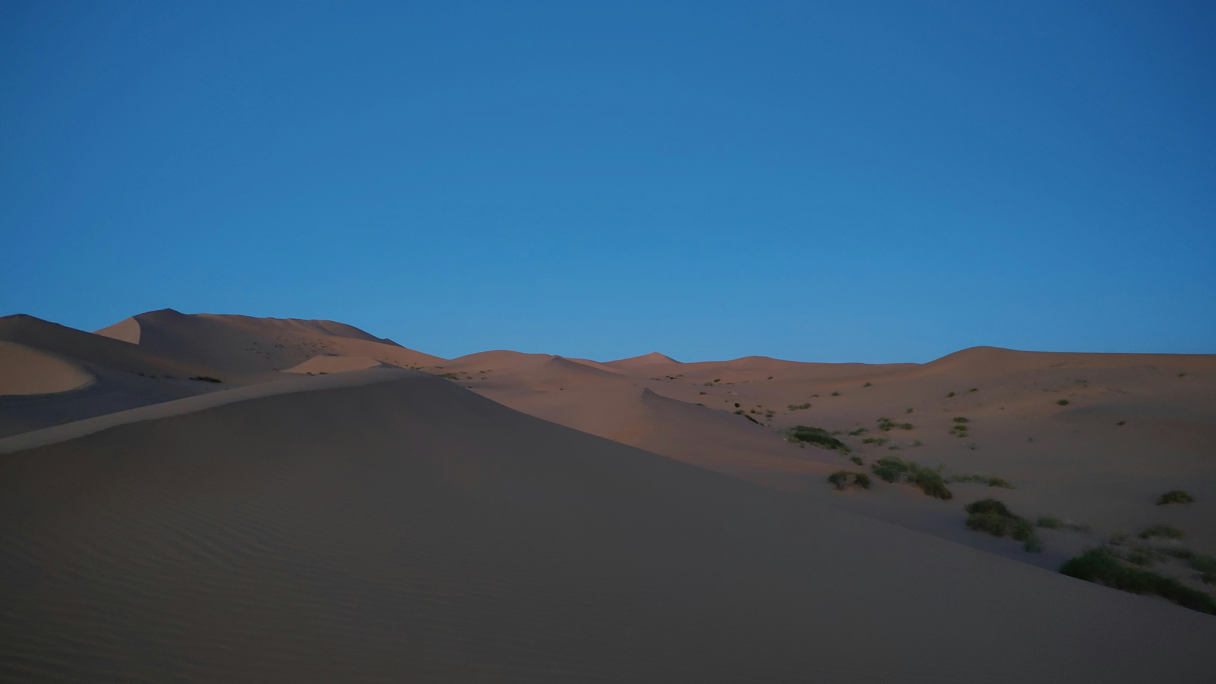 Aerial photography of desert under clear blue sky photo – Free Alxa ...
