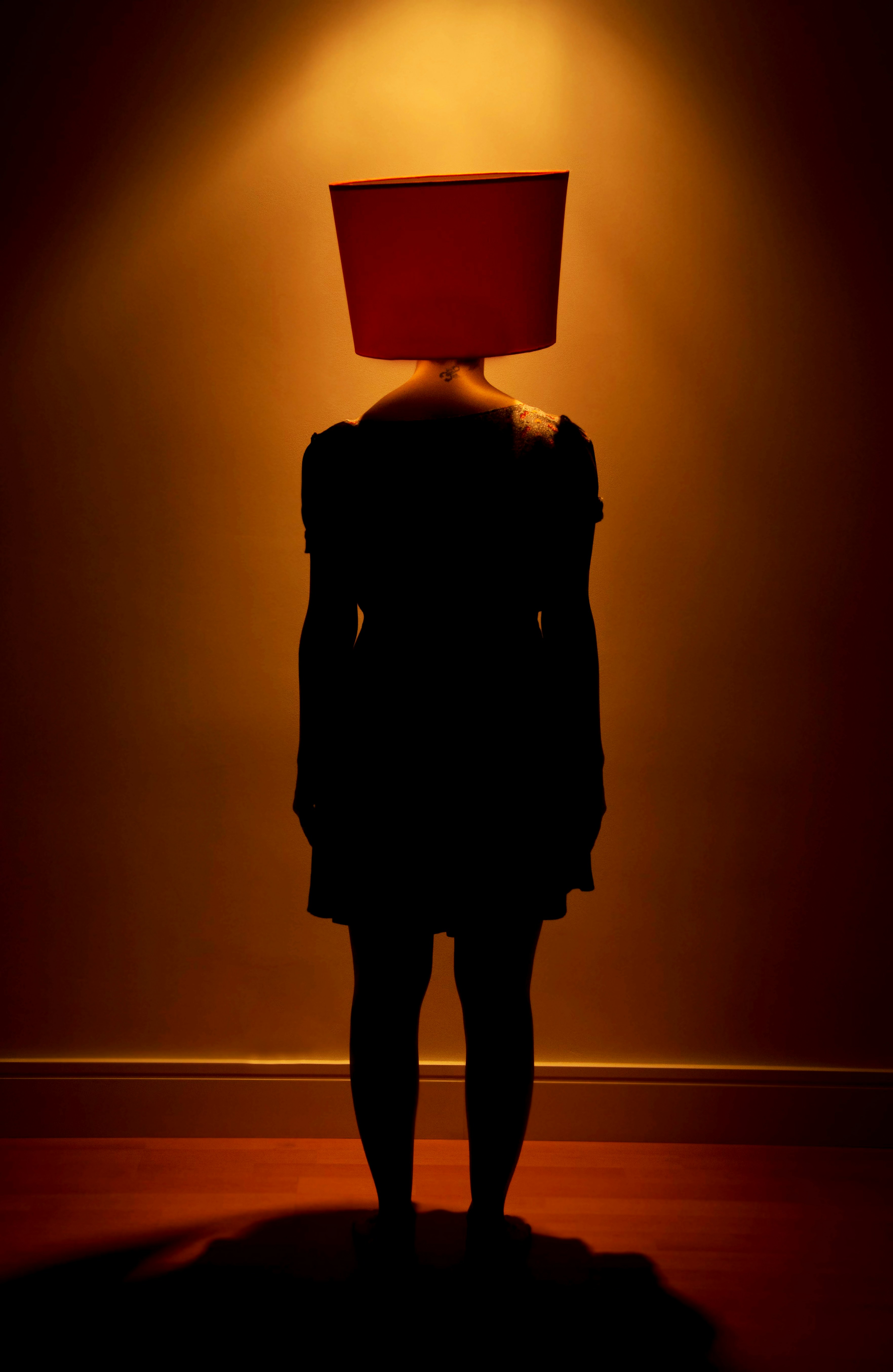 Woman with lamp shade on head photo – Free Brown Image on Unsplash