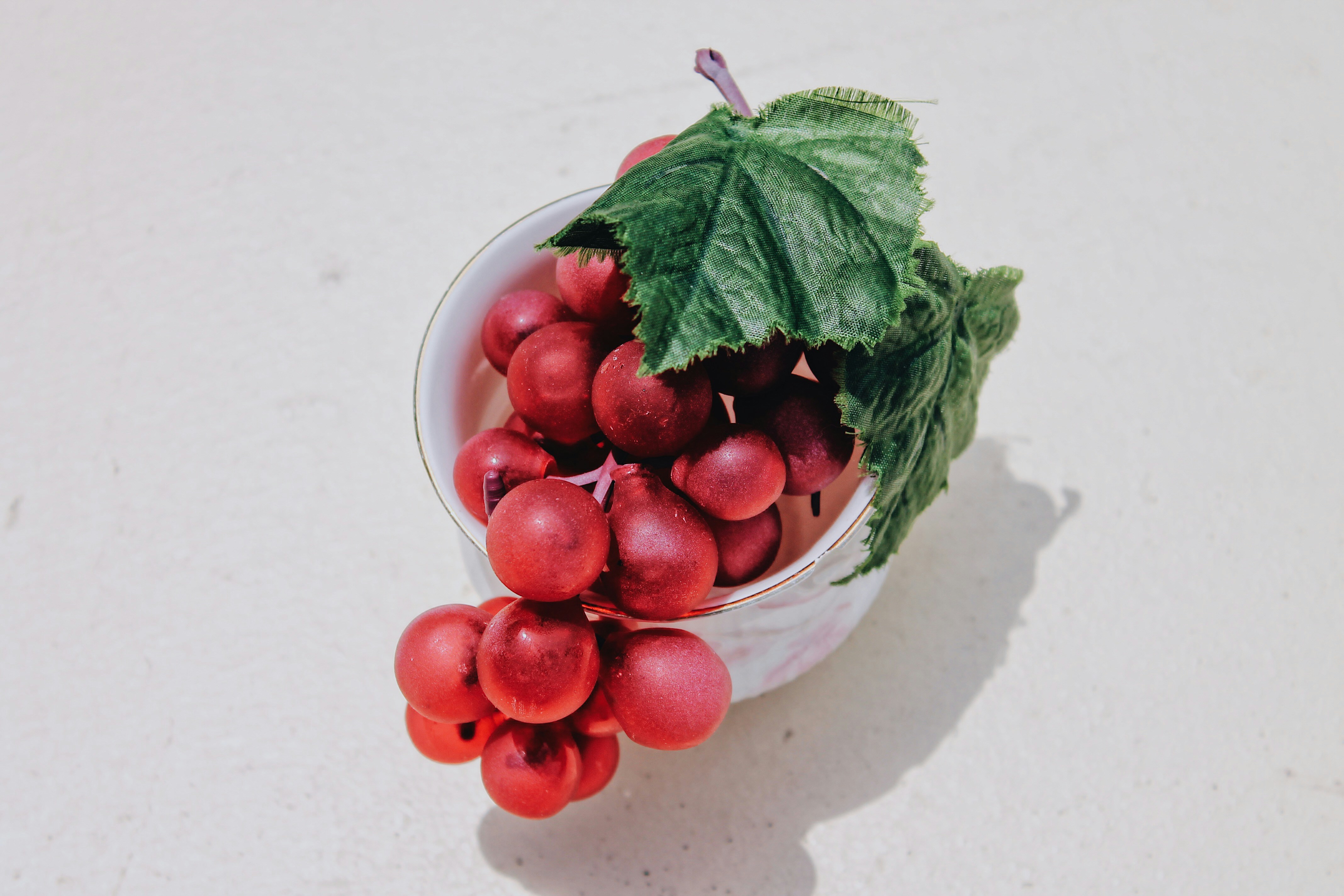 red berries in mug