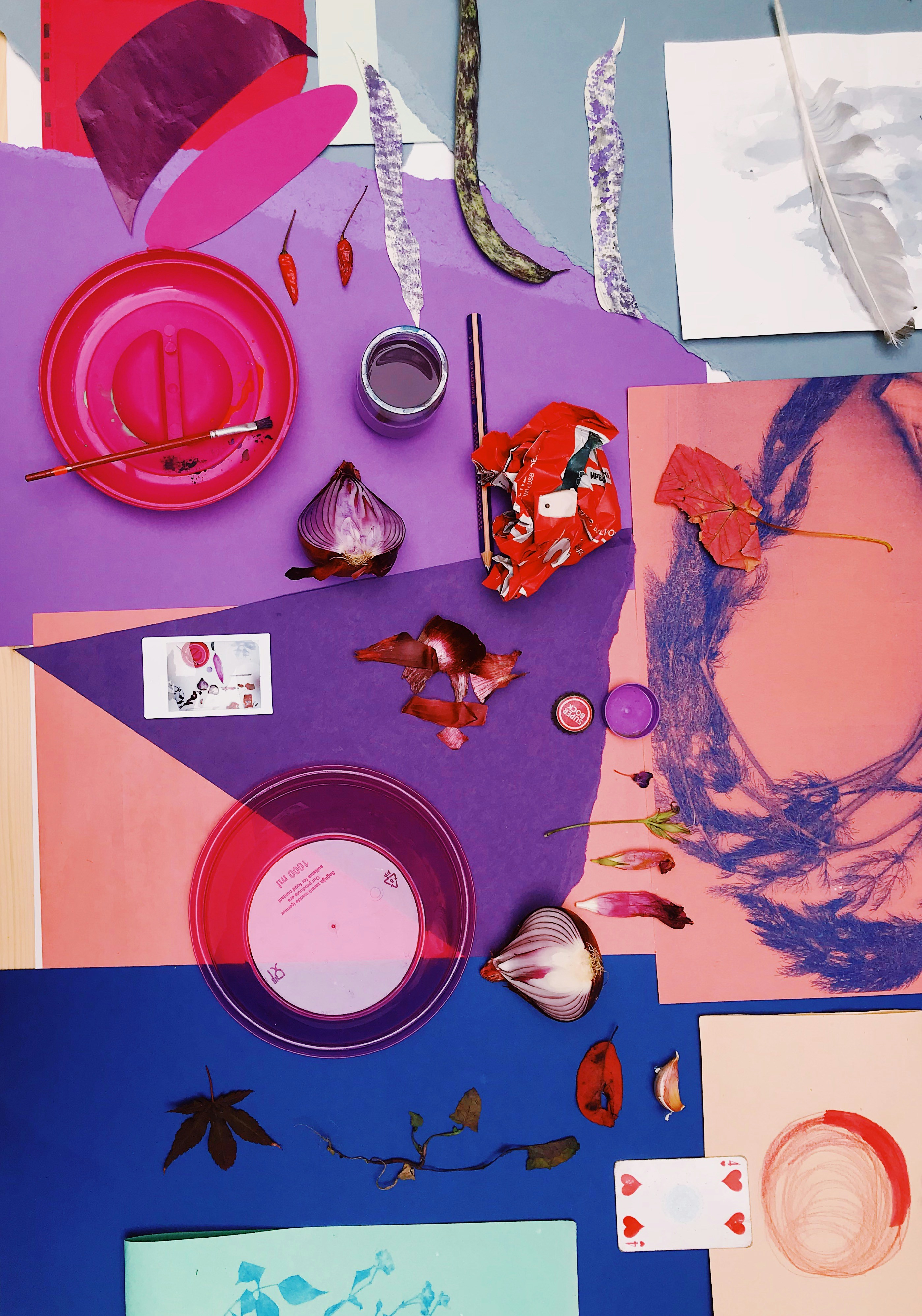 Color Lab: A Creative Collage of Everyday Art Supplies