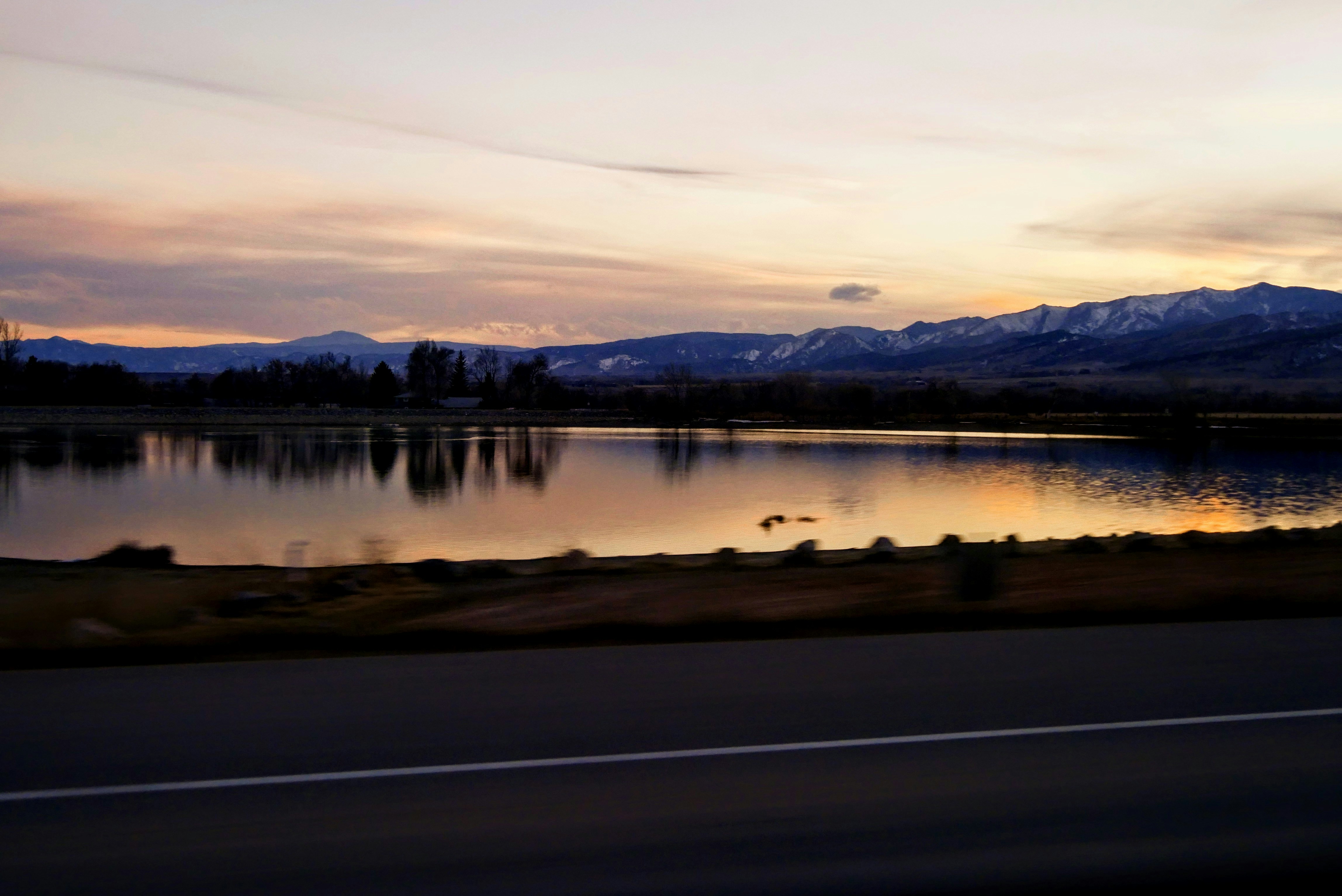 Sunset Serenade Over Calm Waters
