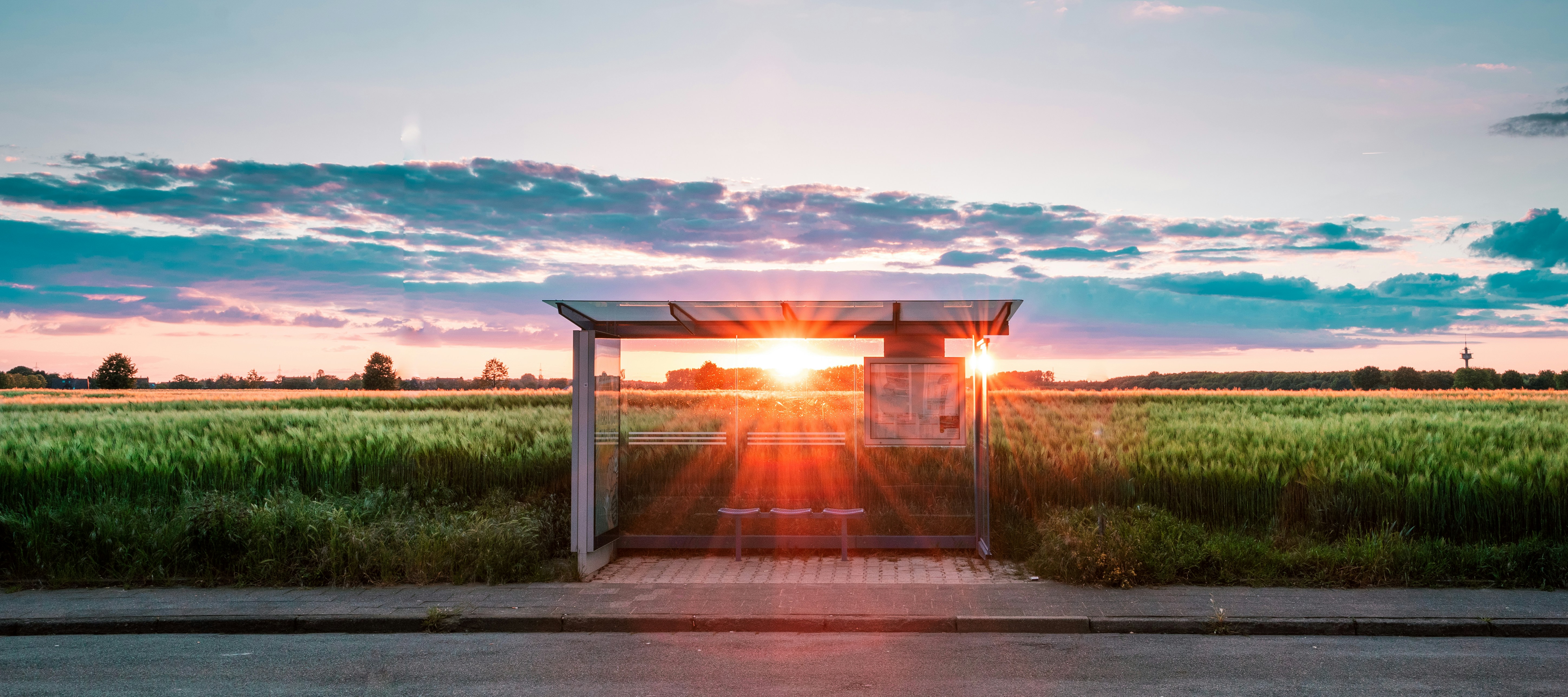 Waiting shed at the farm during golden hour photo – Free Outdoors Image ...