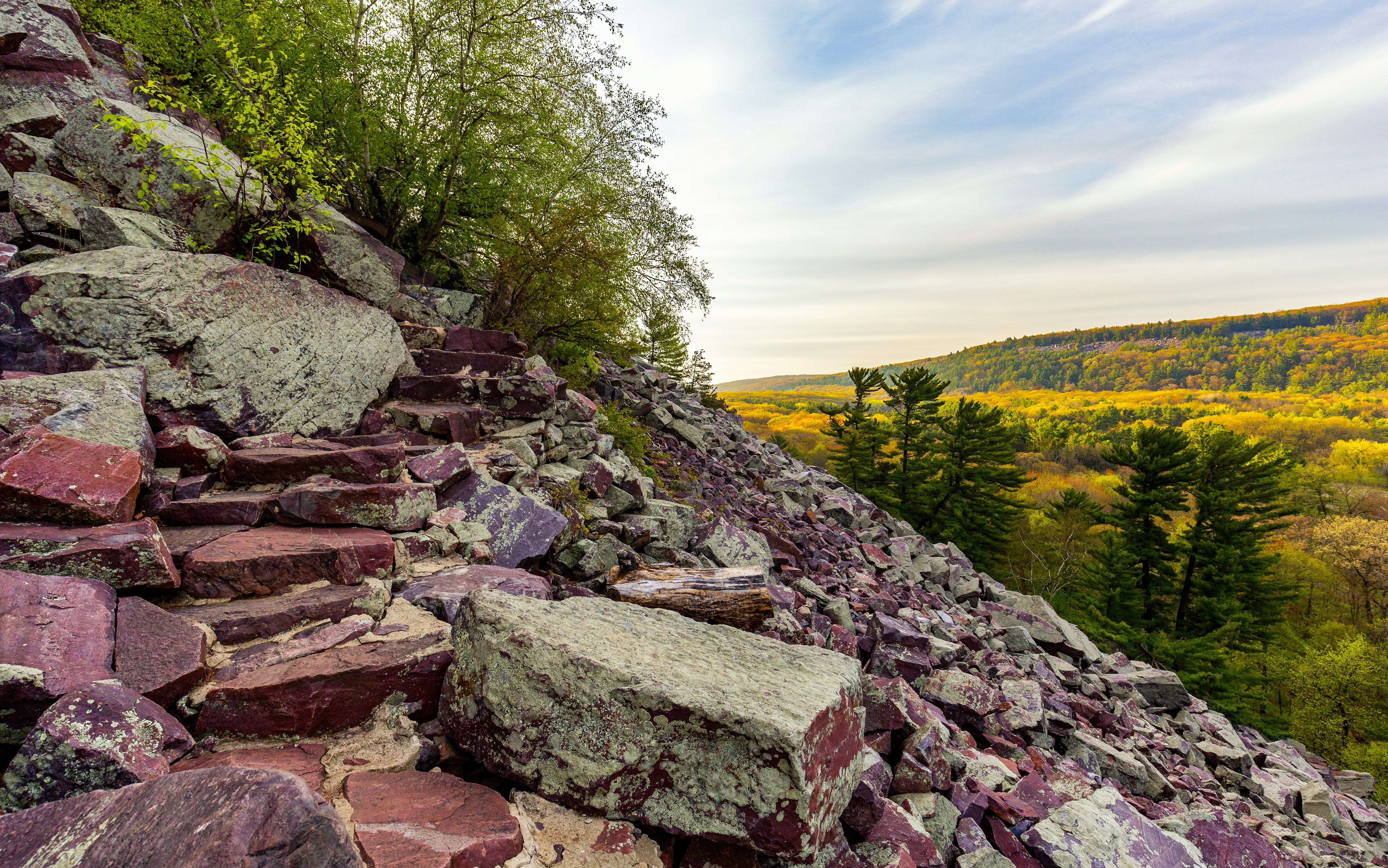 Brown rocky trail on slope during daytime photo – Free Wallpaper Image ...