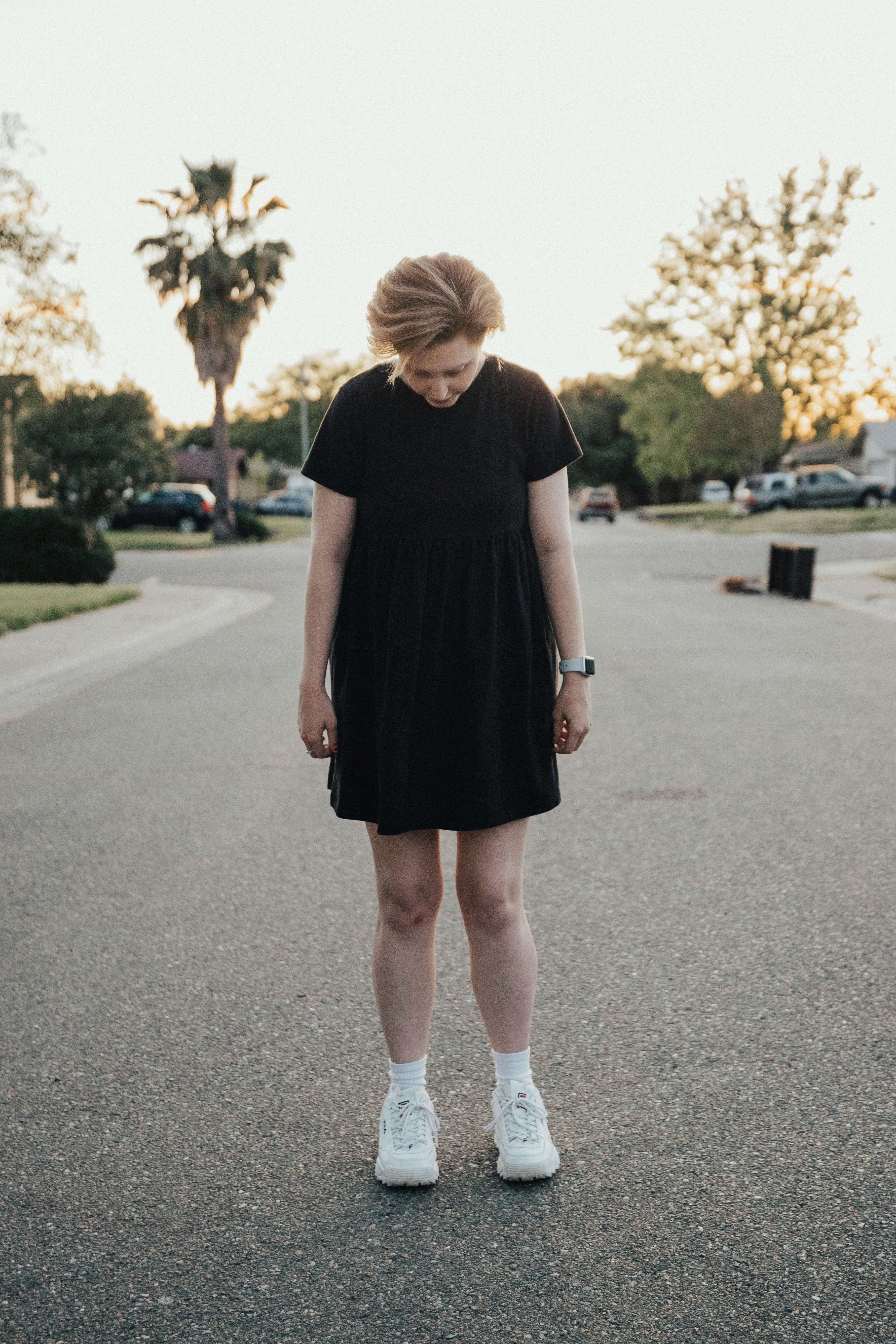 Dusk on Asphalt: A Quiet Suburban Portrait