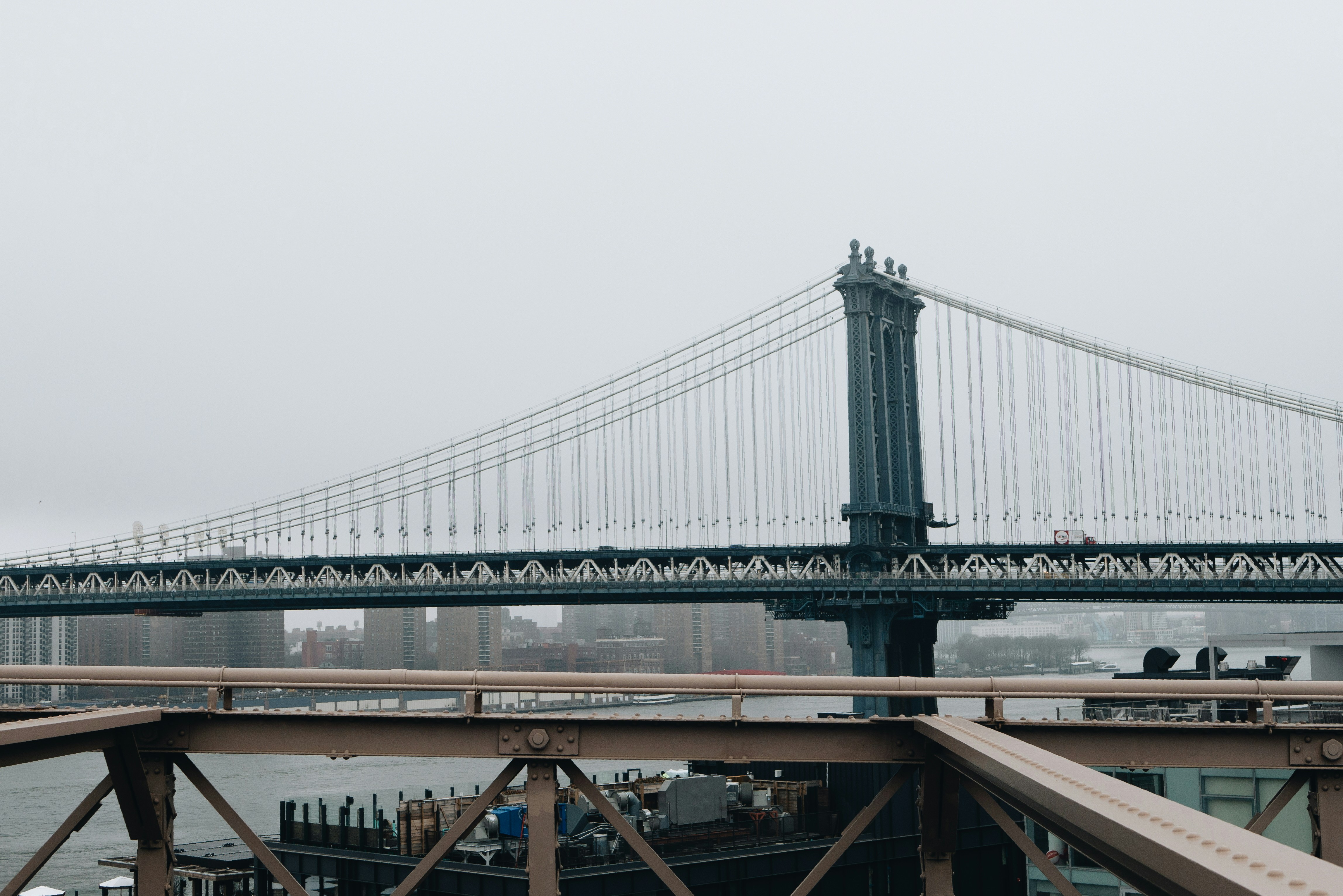 Grey suspension bridge during daytime photo – Free Grey Image on Unsplash