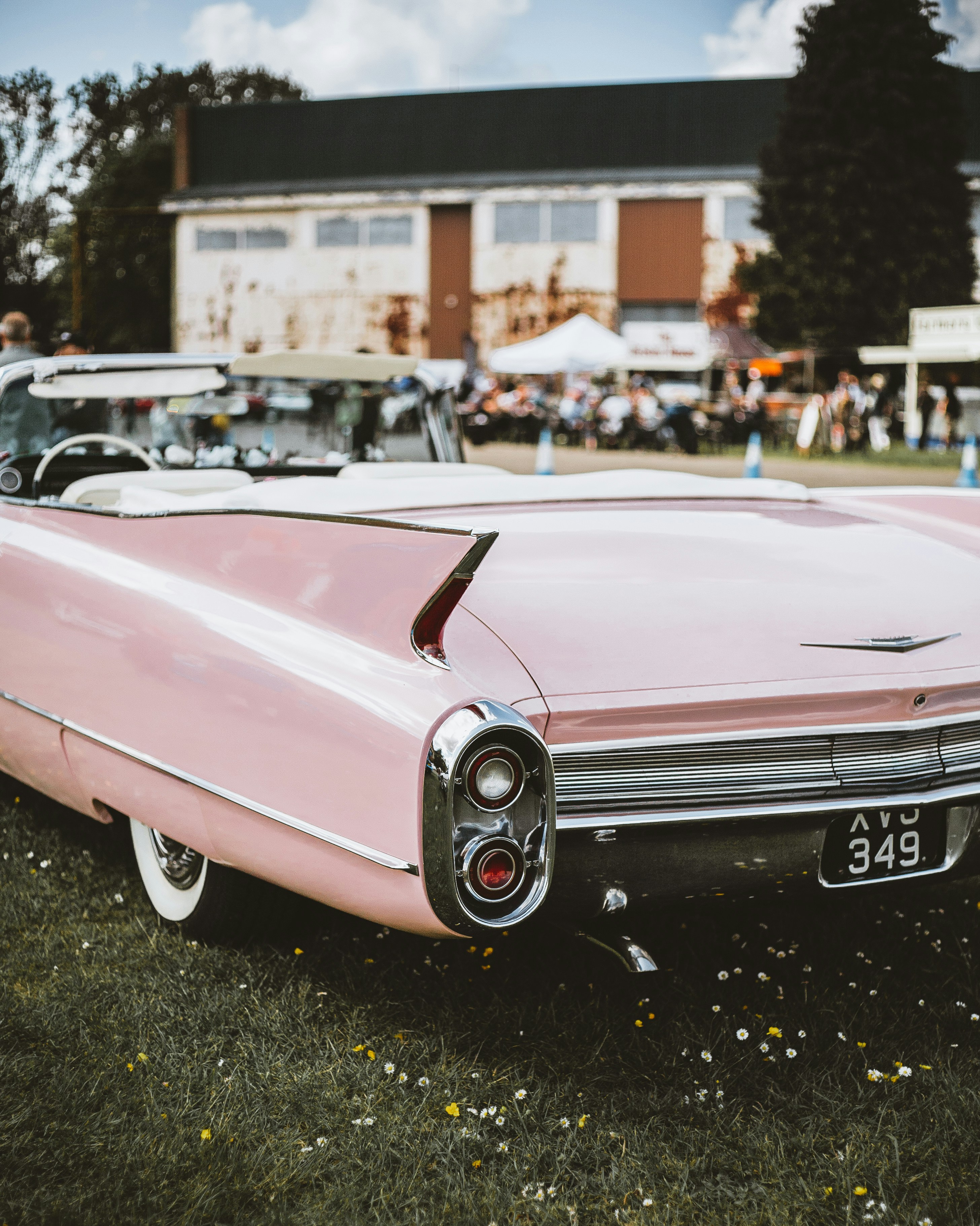 pink vehicle