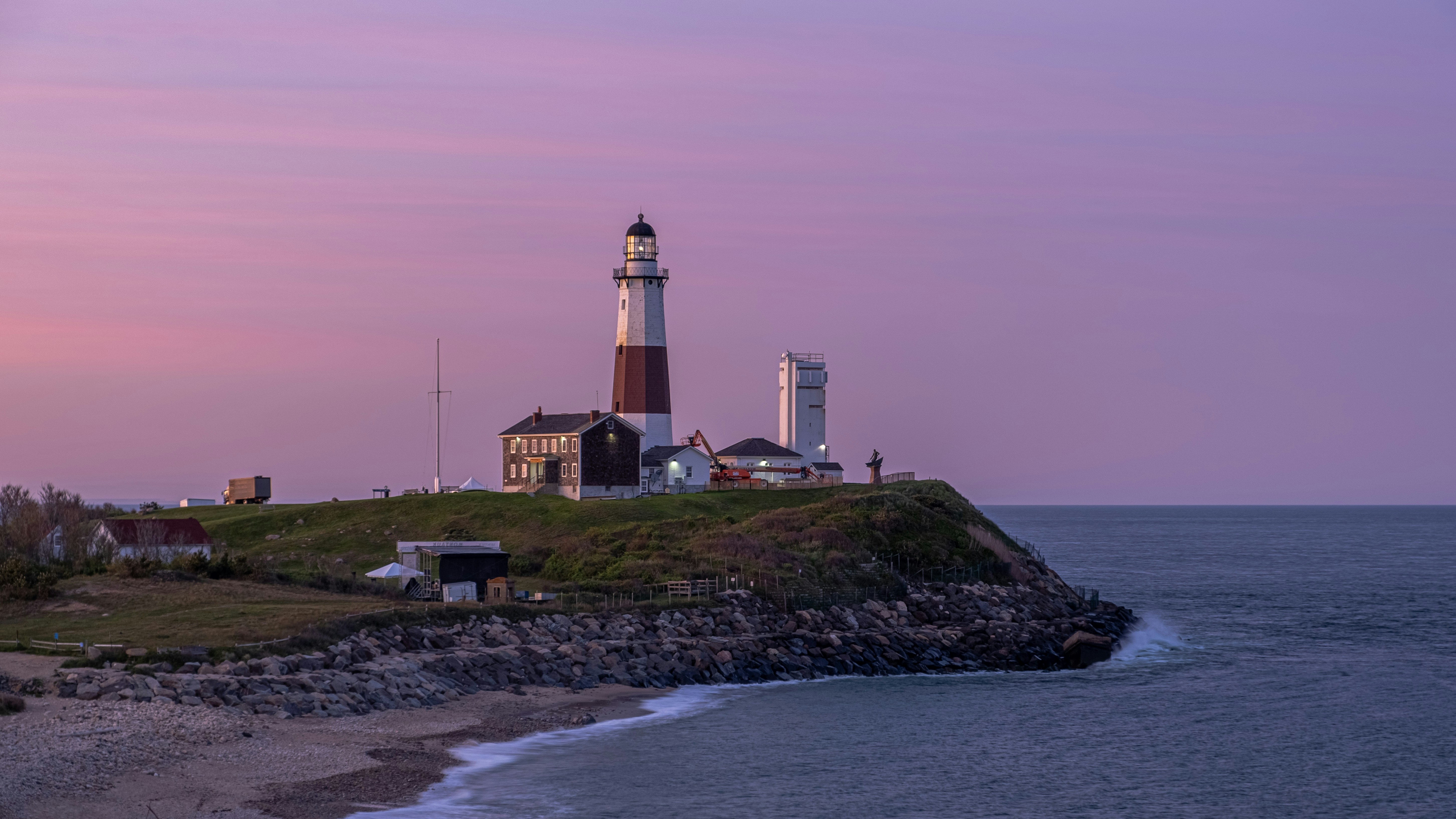 White and brown lighthouse on focus photography photo – Free Building ...