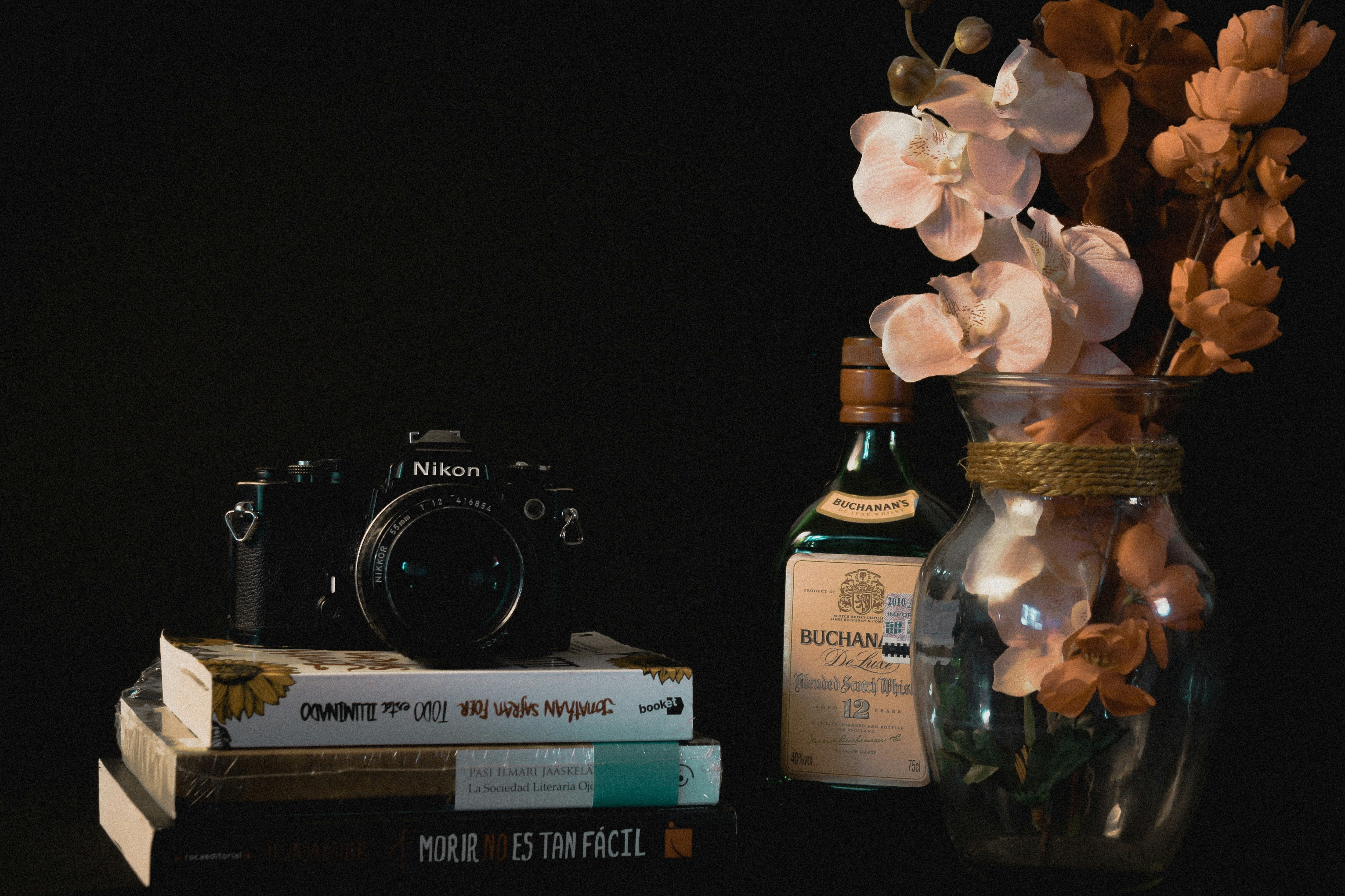 Nostalgia in a Still Life: A Quiet Desk with Vintage Light
