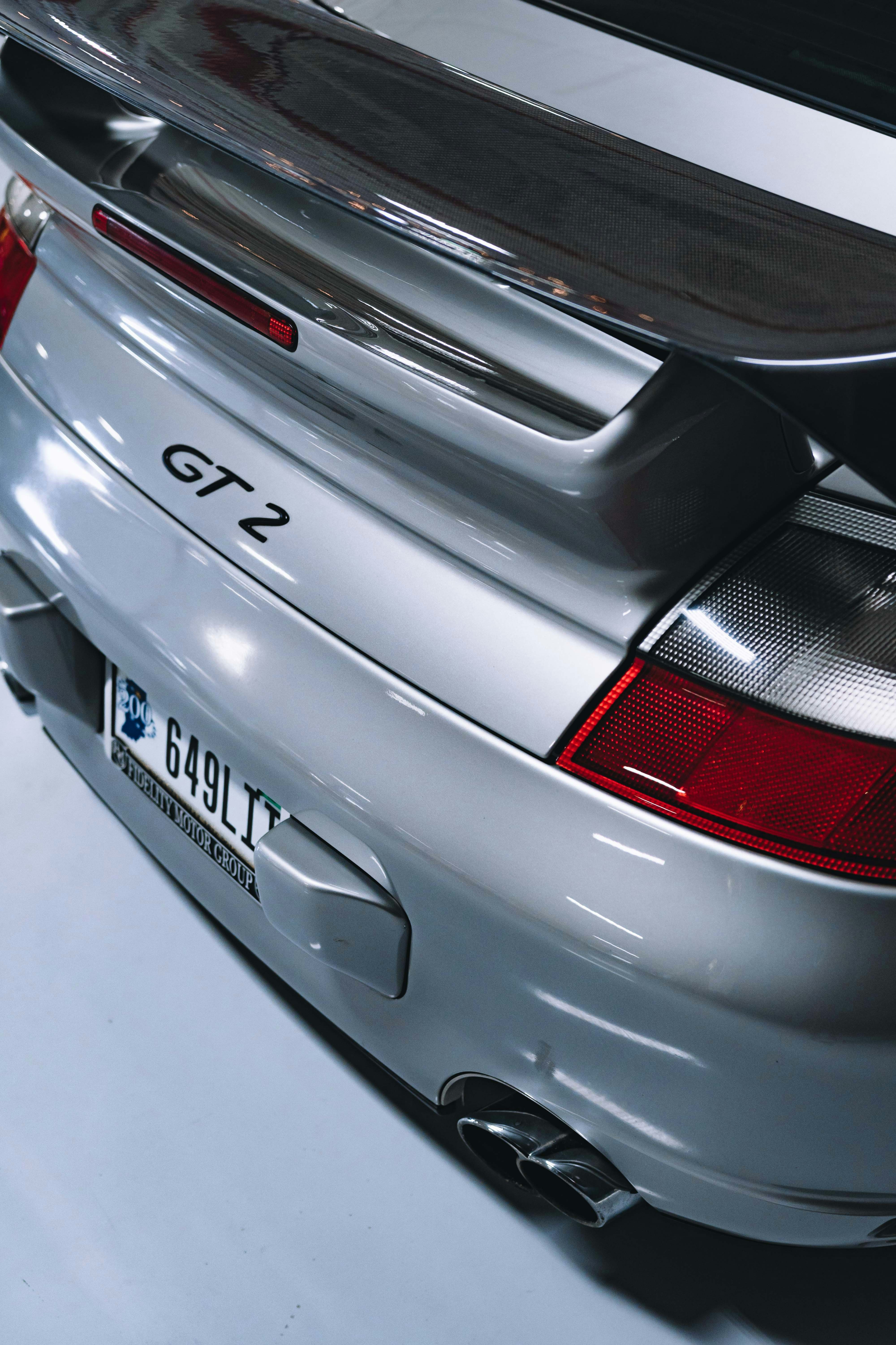 Monochrome Velocity: The GT2's Sculpted Rear