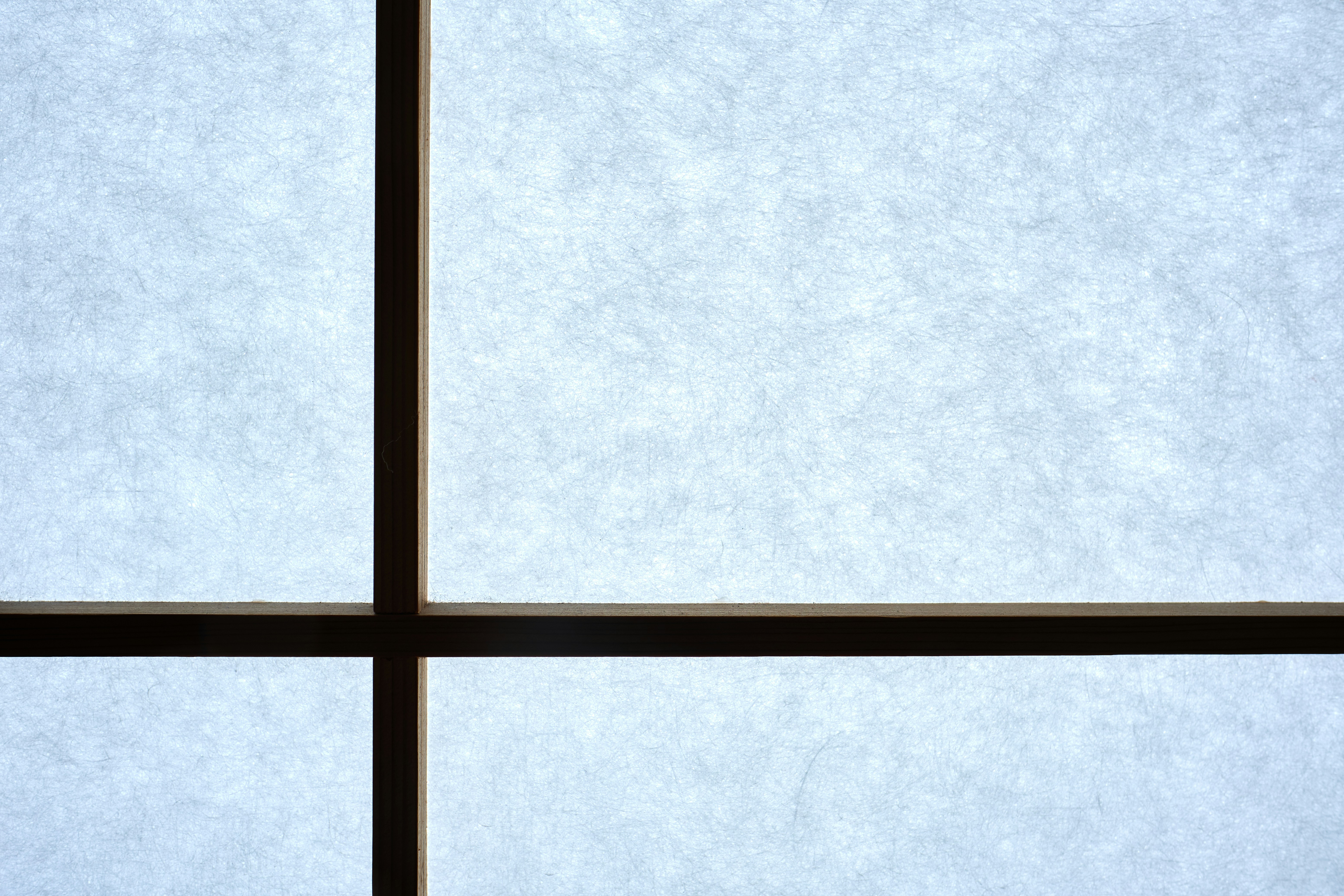 Blue Grid: The Quiet Intersection of Sky and Frame
