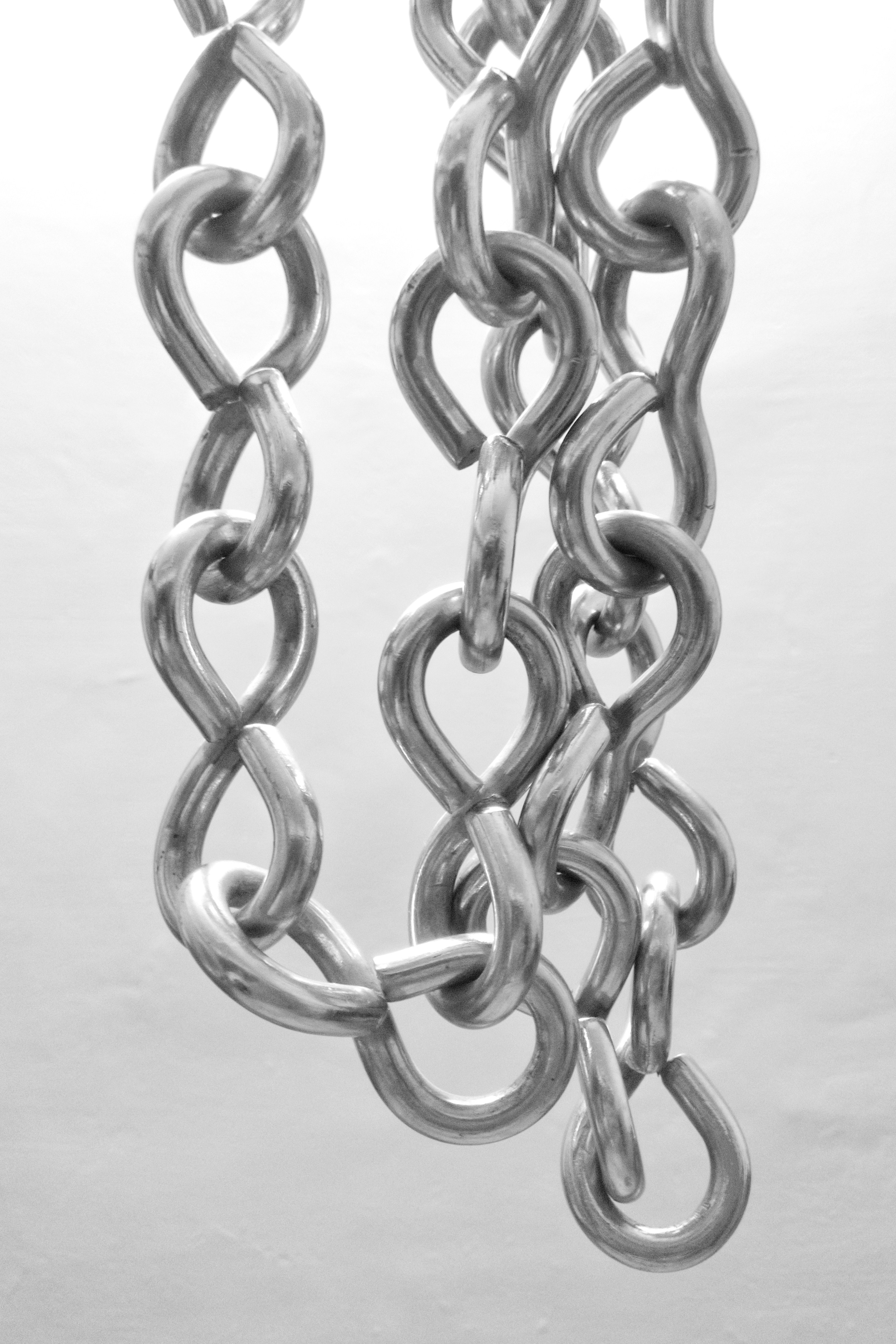 silver stainless steel chain
