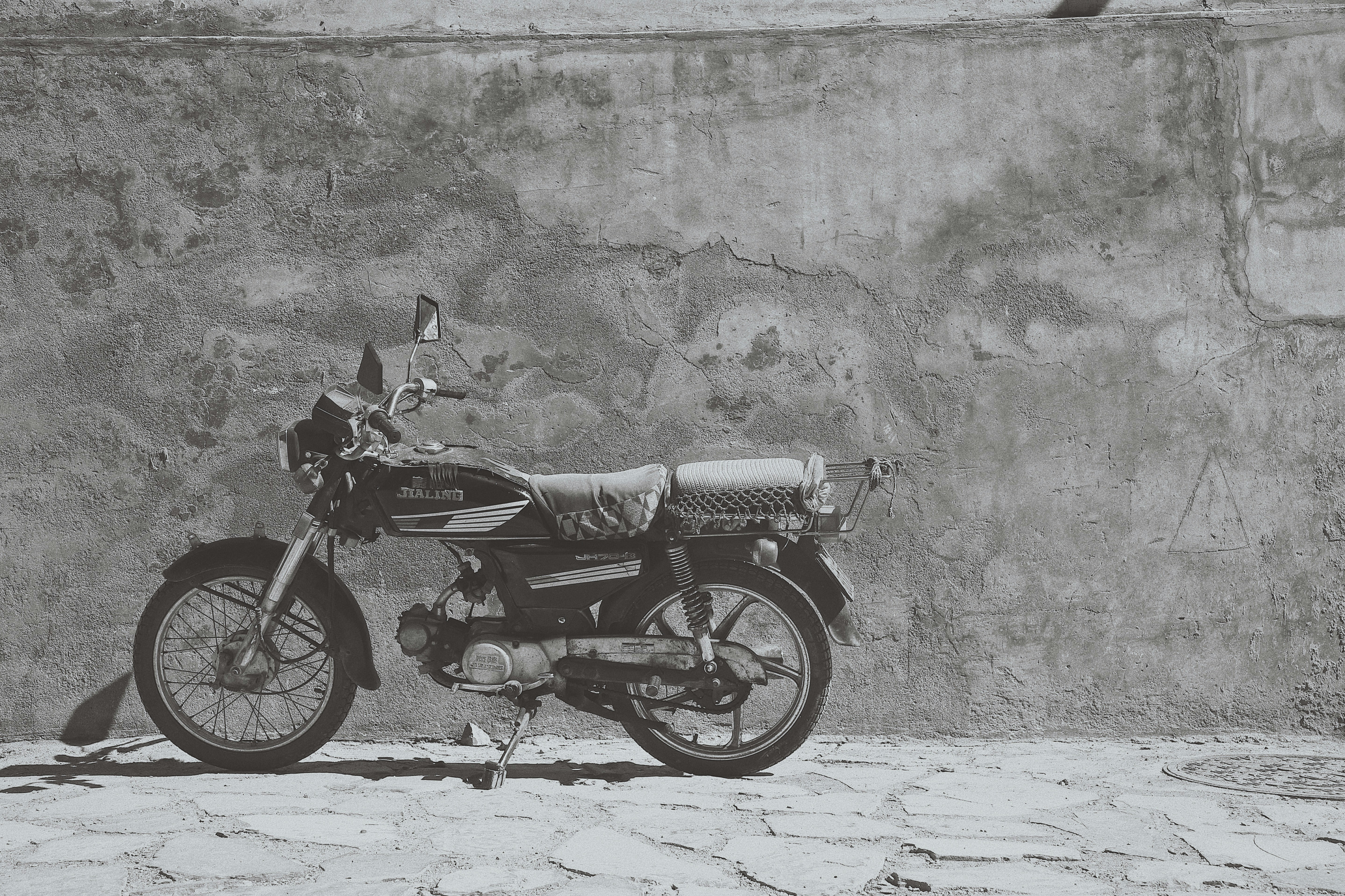 Greyscale photography of standard motorcycle photo – Free Grey Image on ...