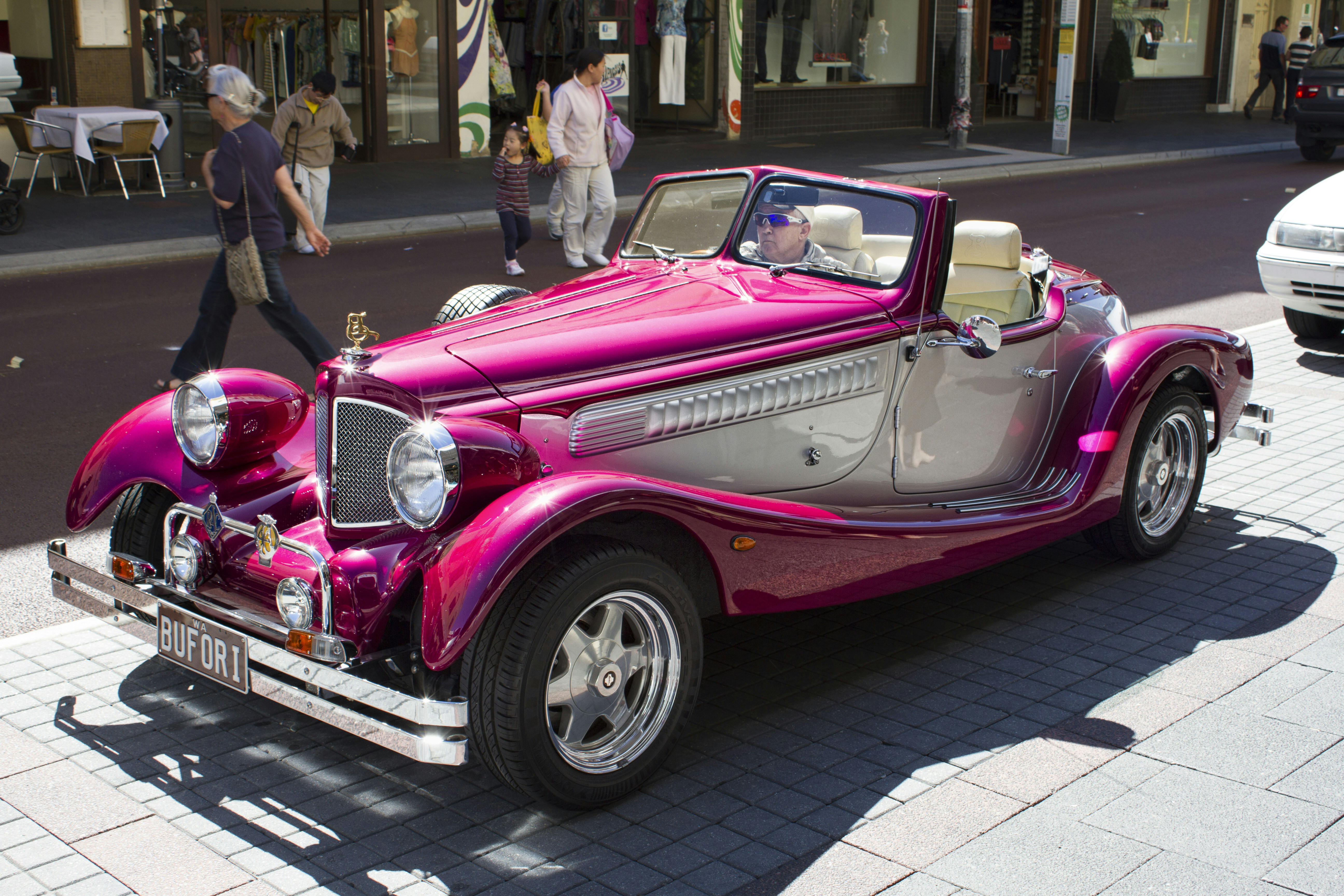 Pink classic car photo – Free Human Image on Unsplash