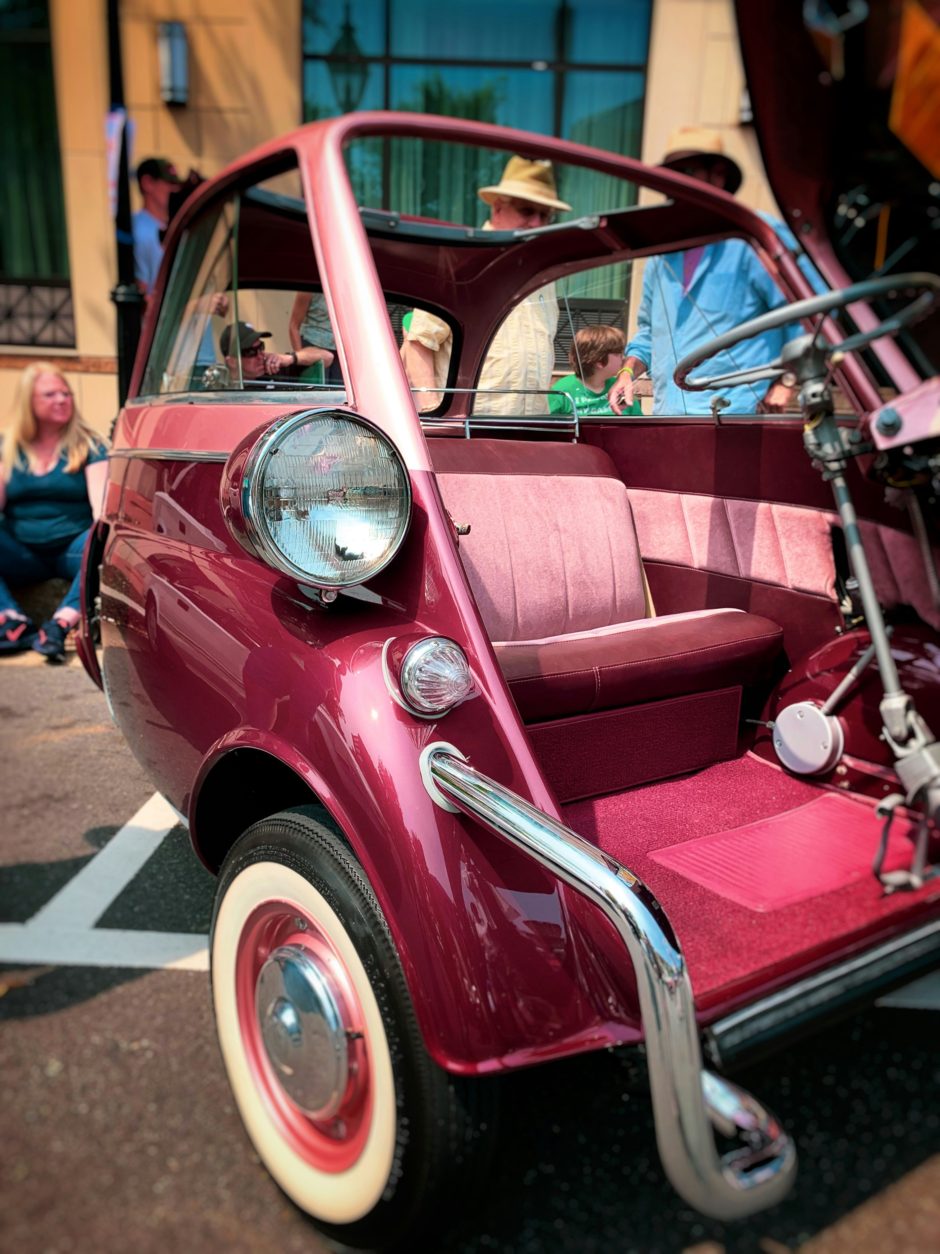 classic car restored and showed off at car show