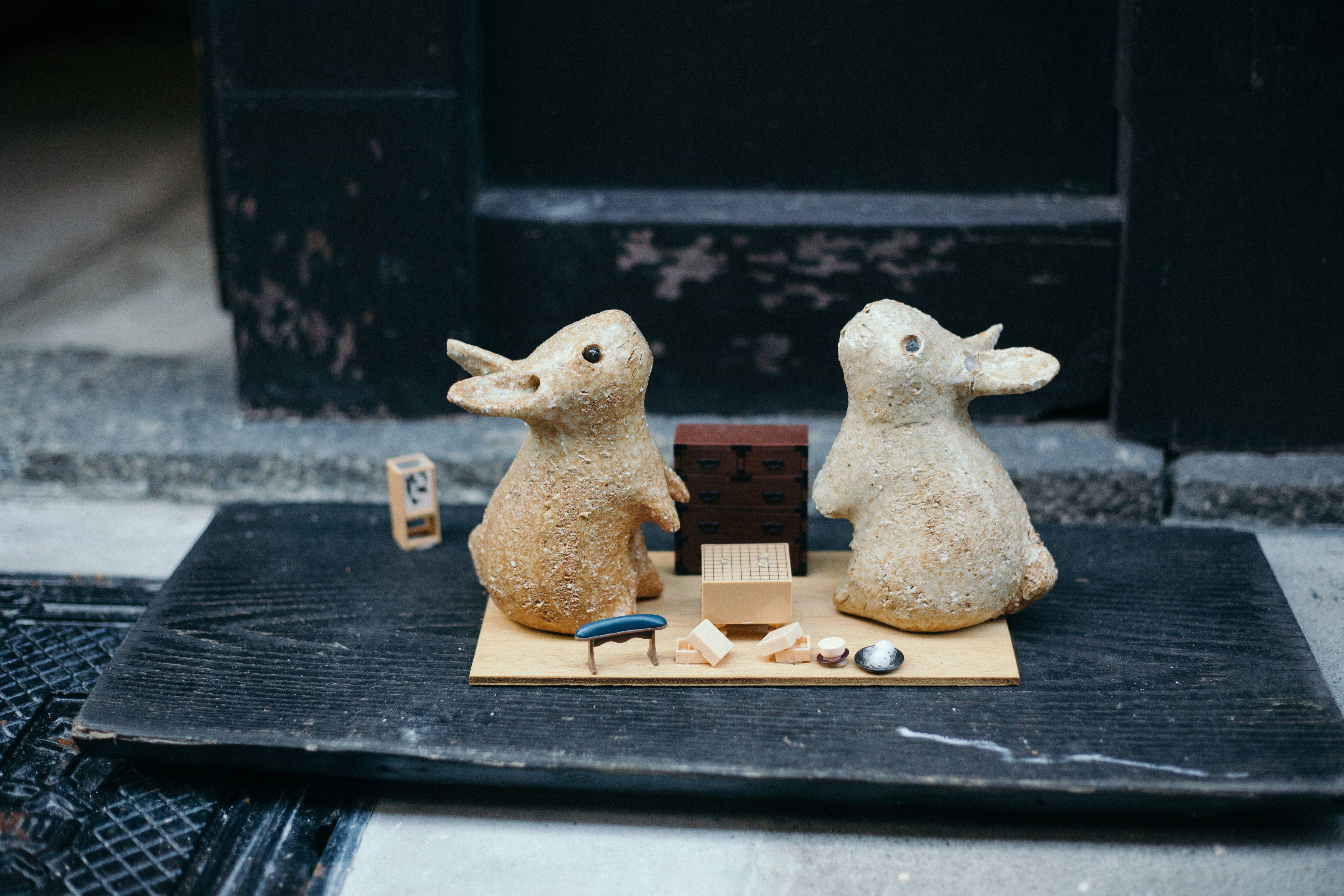 bunny figurines