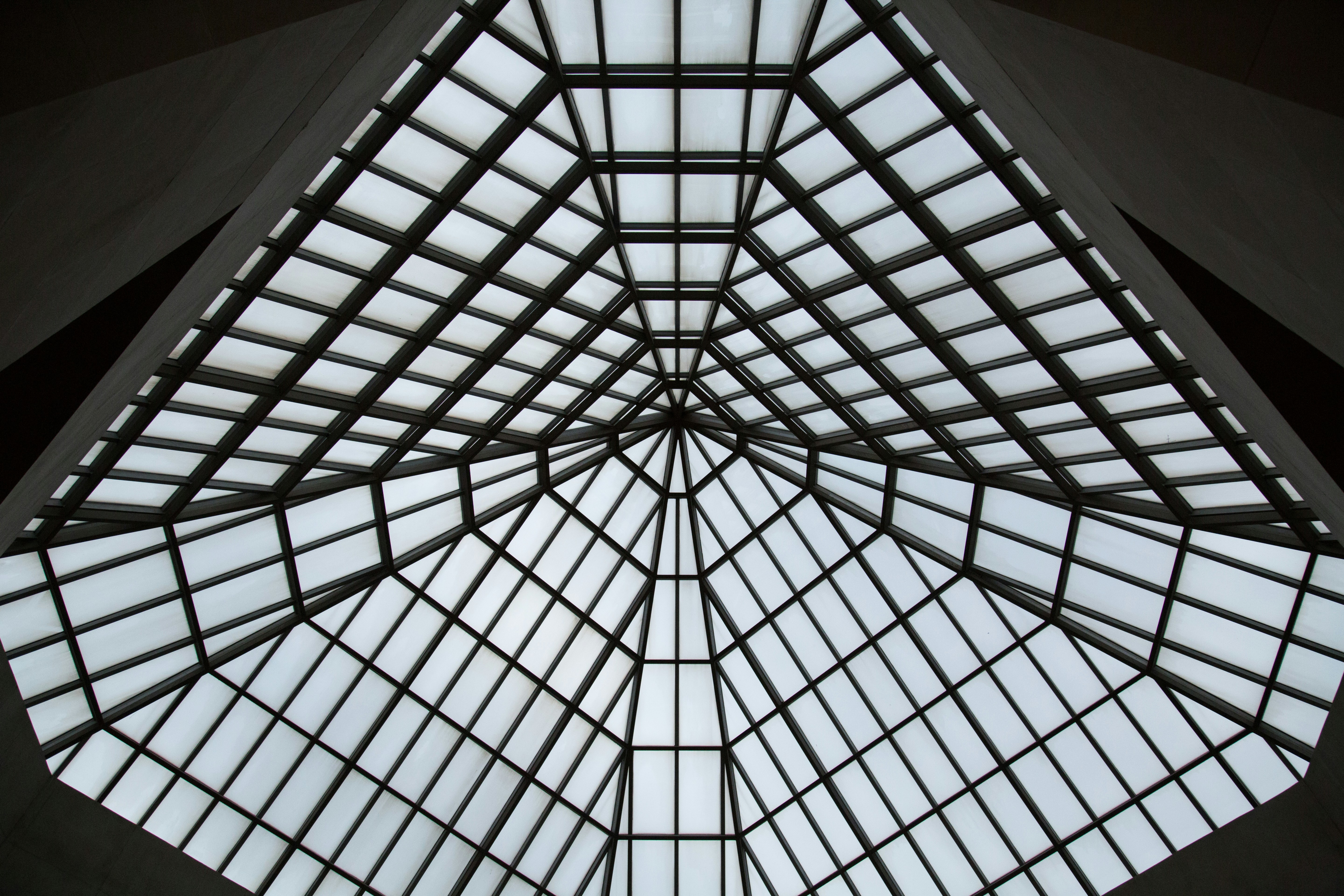 A very tall building with a very high ceiling photo – Free Grey Image ...