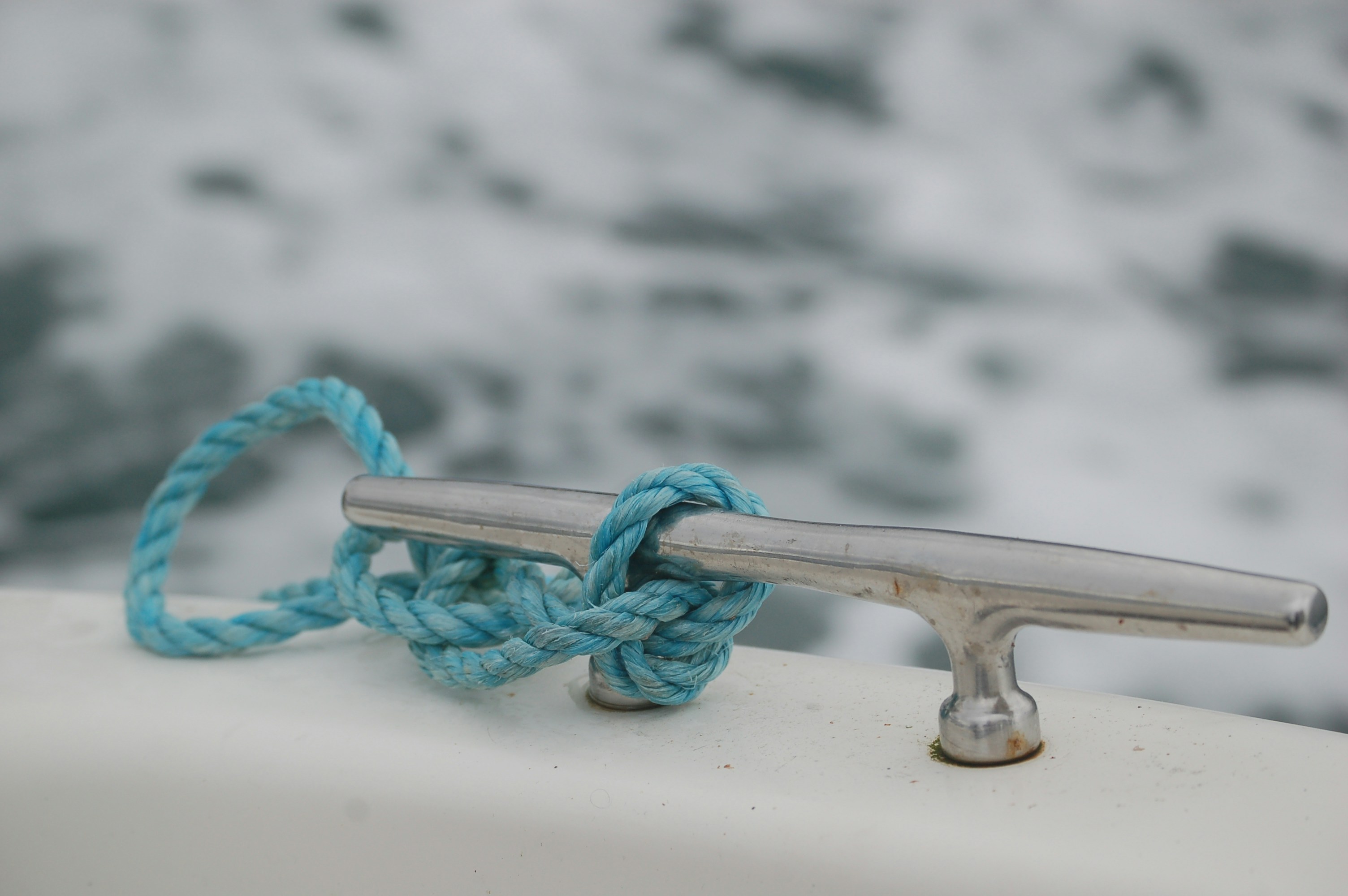 Teal rope tied on gray metal part photo – Free Grey Image on Unsplash