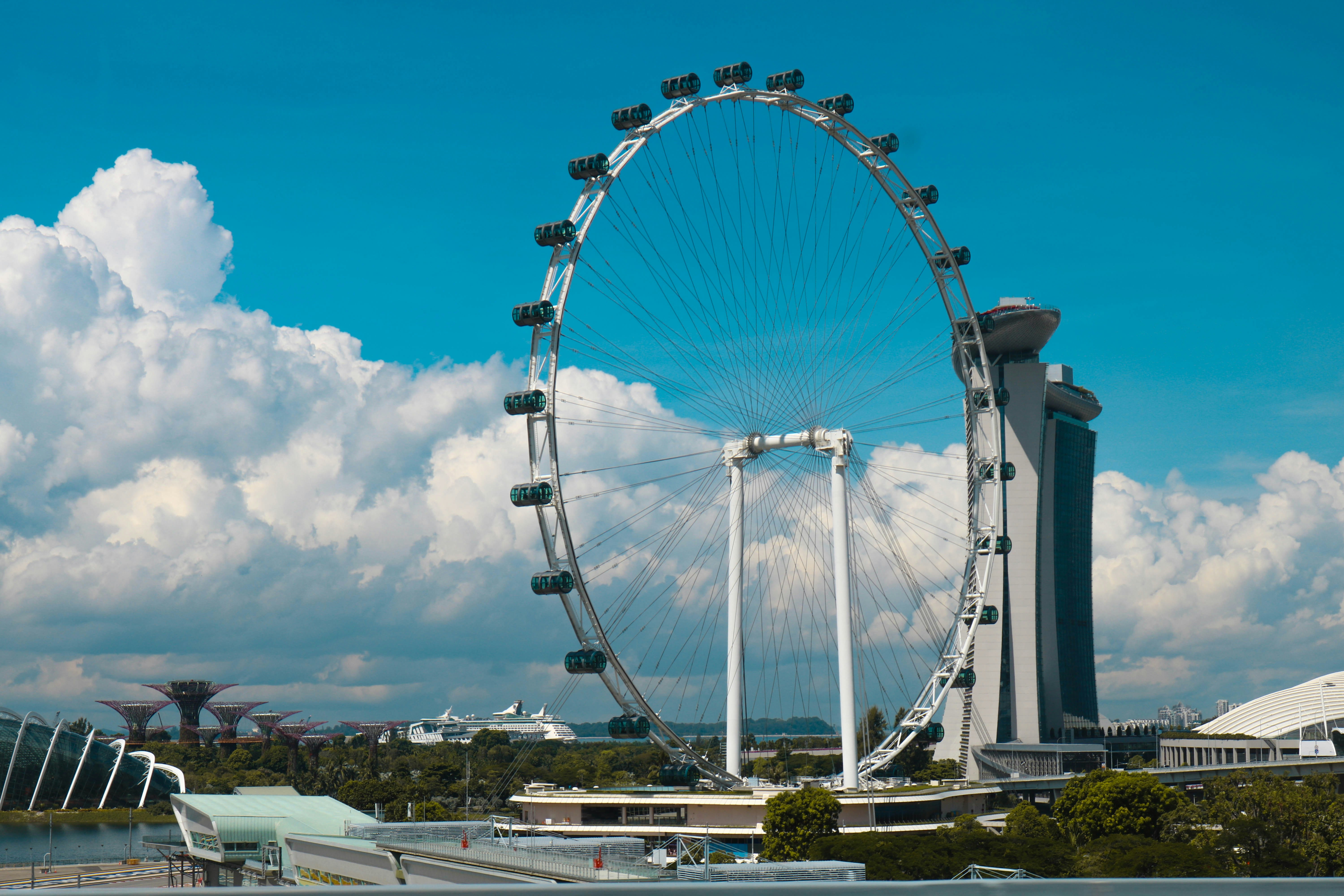 Ferris Wheel beside high-rise building during daytime photo – Free ...