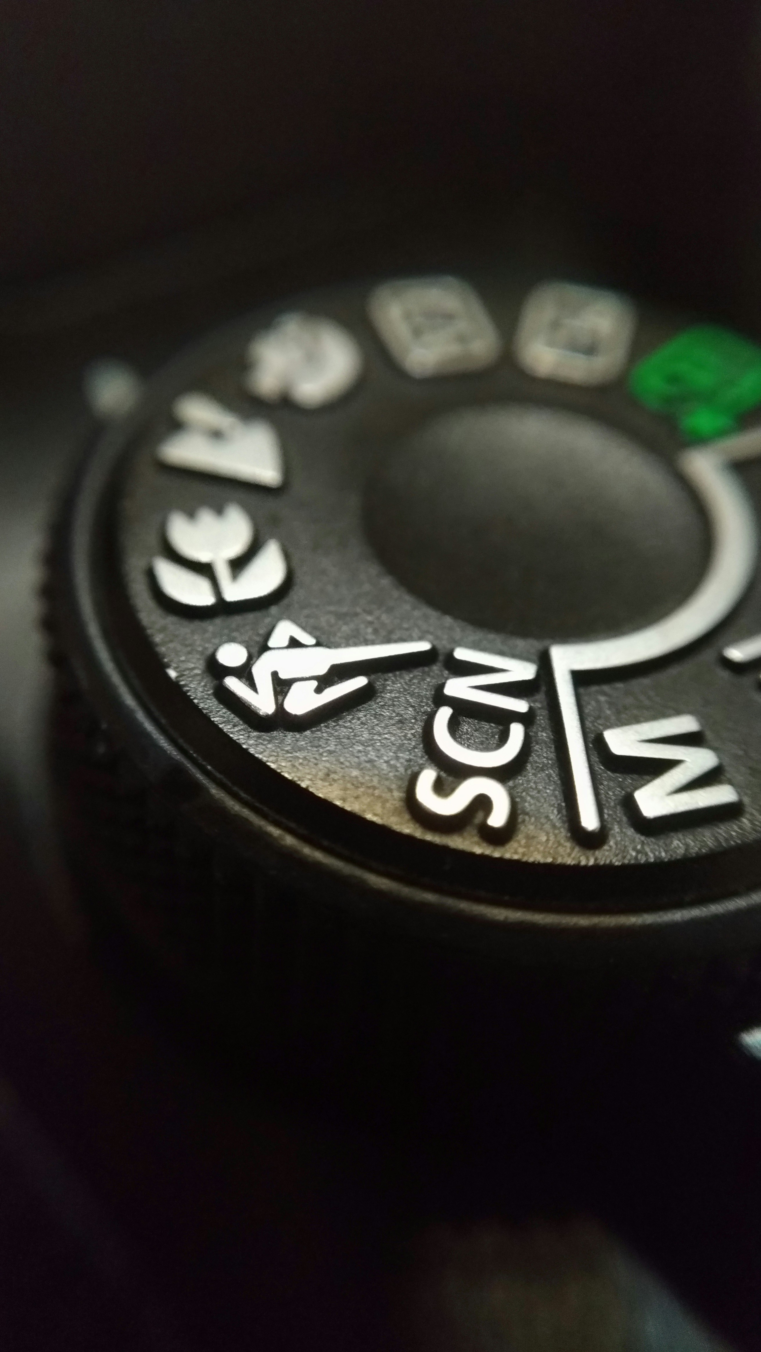 round black and gray knob