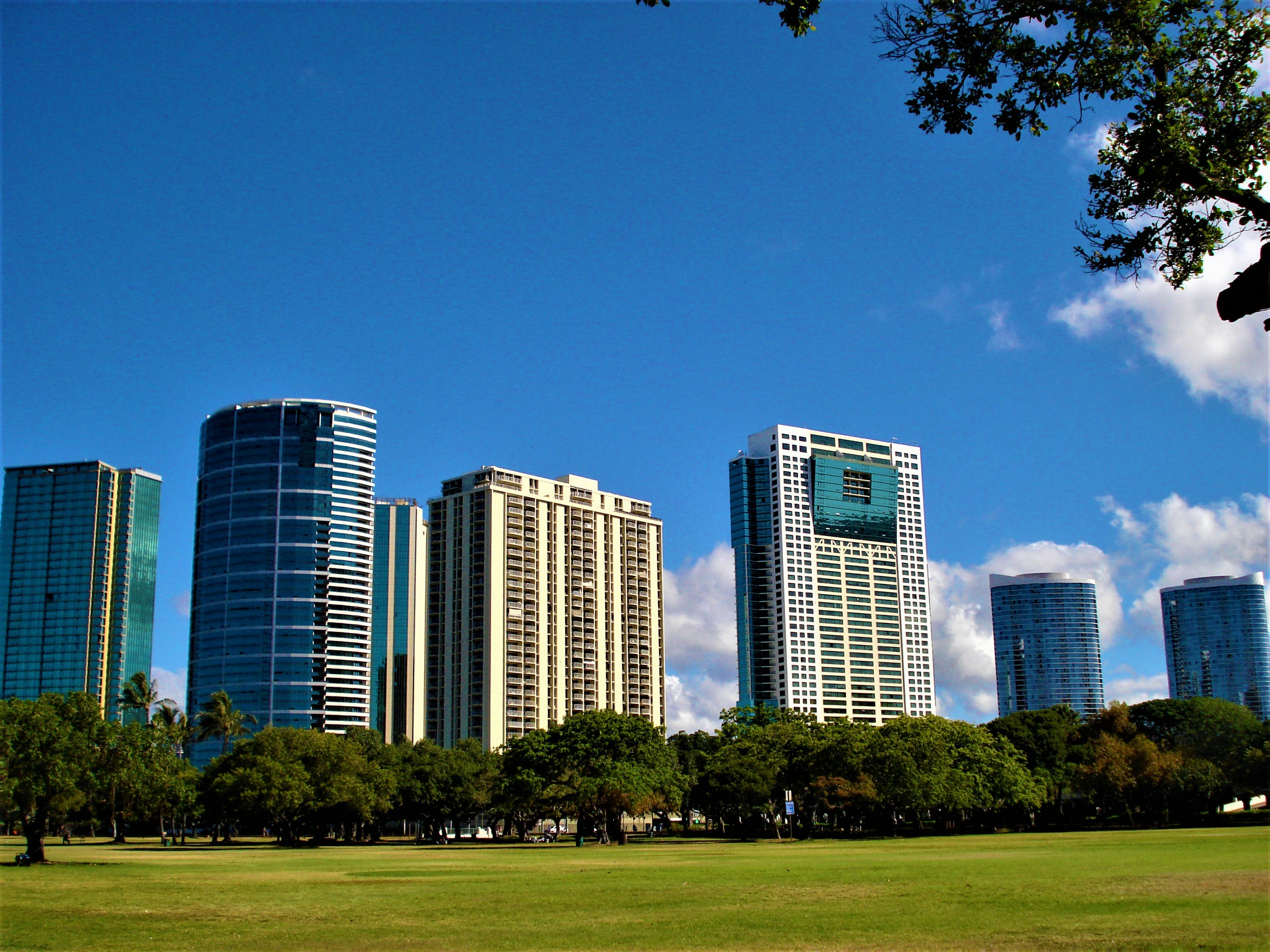 Grey concrete high-rise buildings photo – Free Blue Image on Unsplash