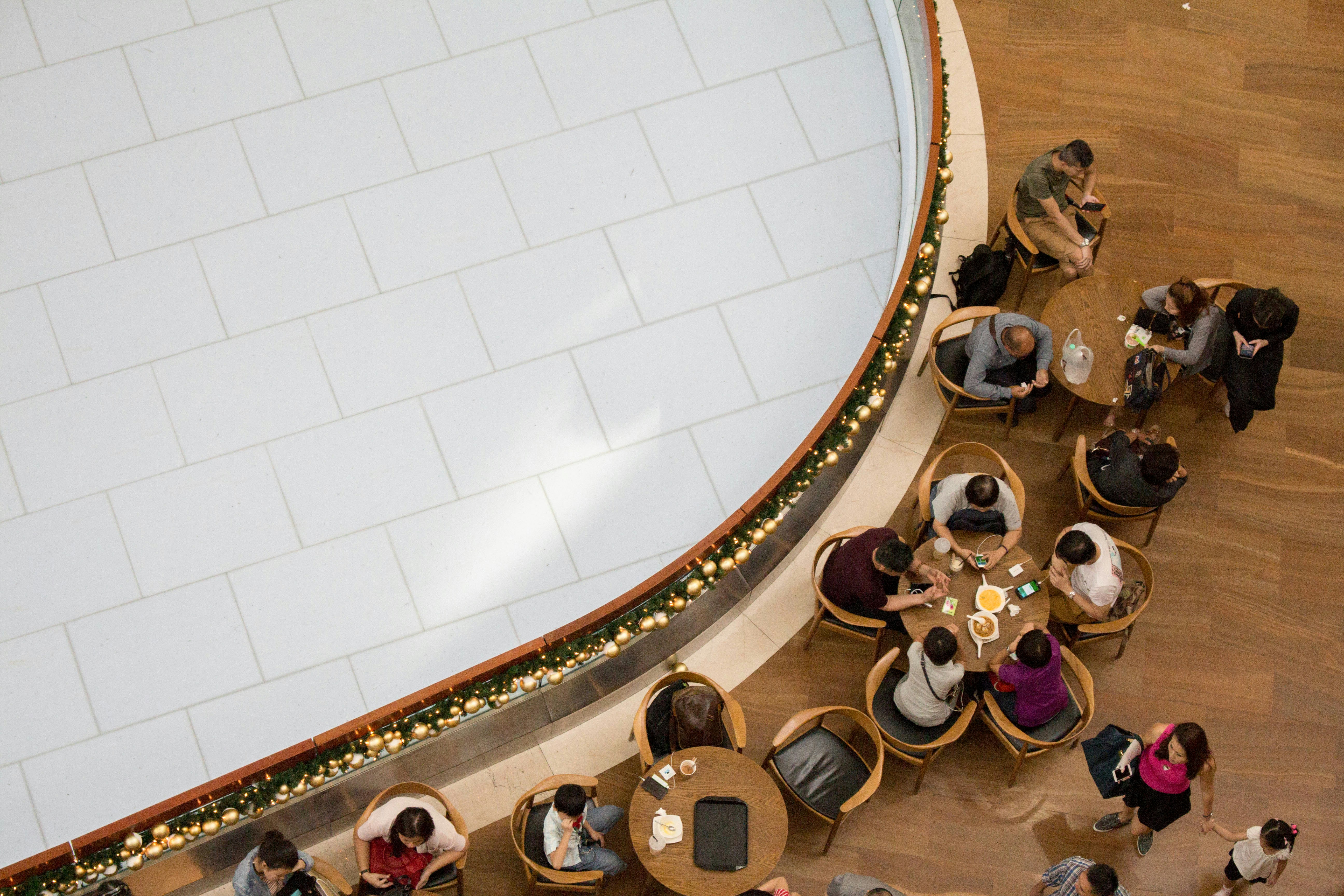Gathering at the Heart of the Mall