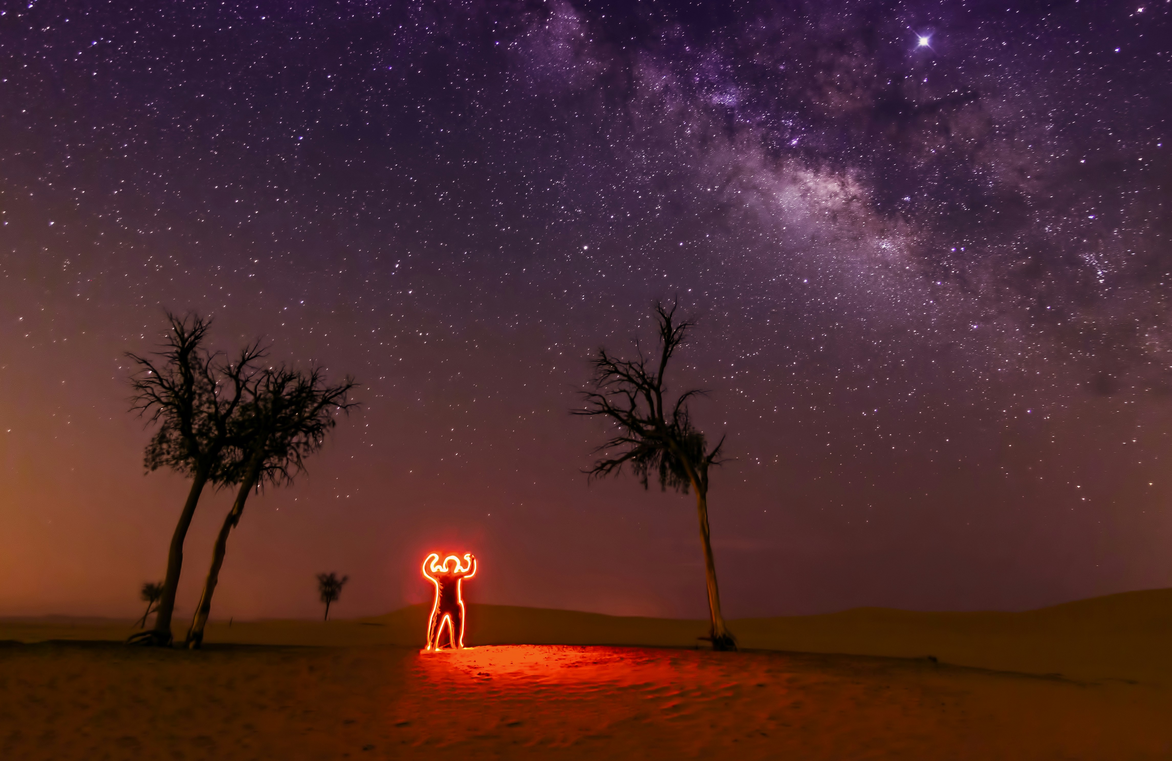 Celestial Dance in the Desert