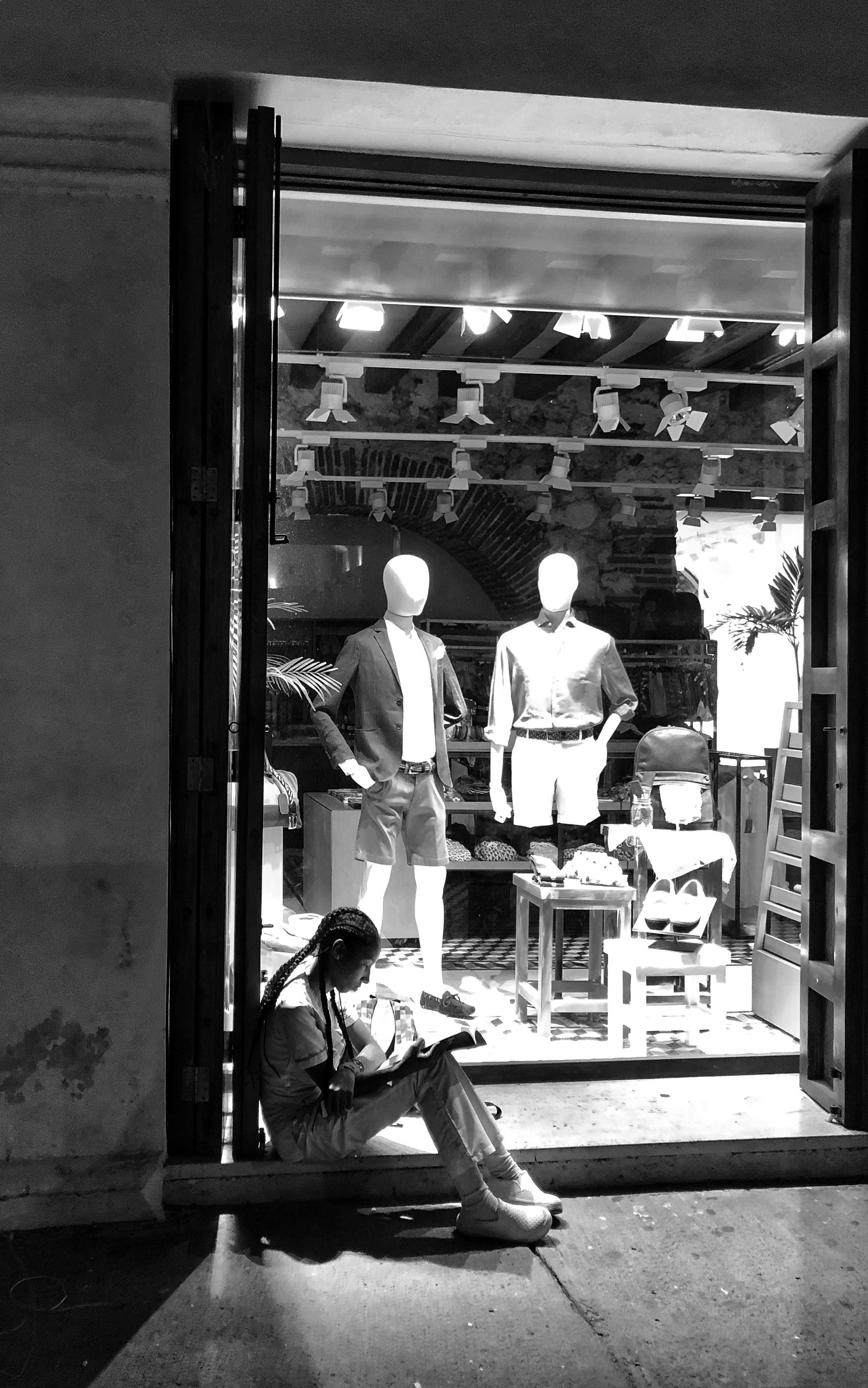 Contrasts in a Storefront GlowJorge Gardner