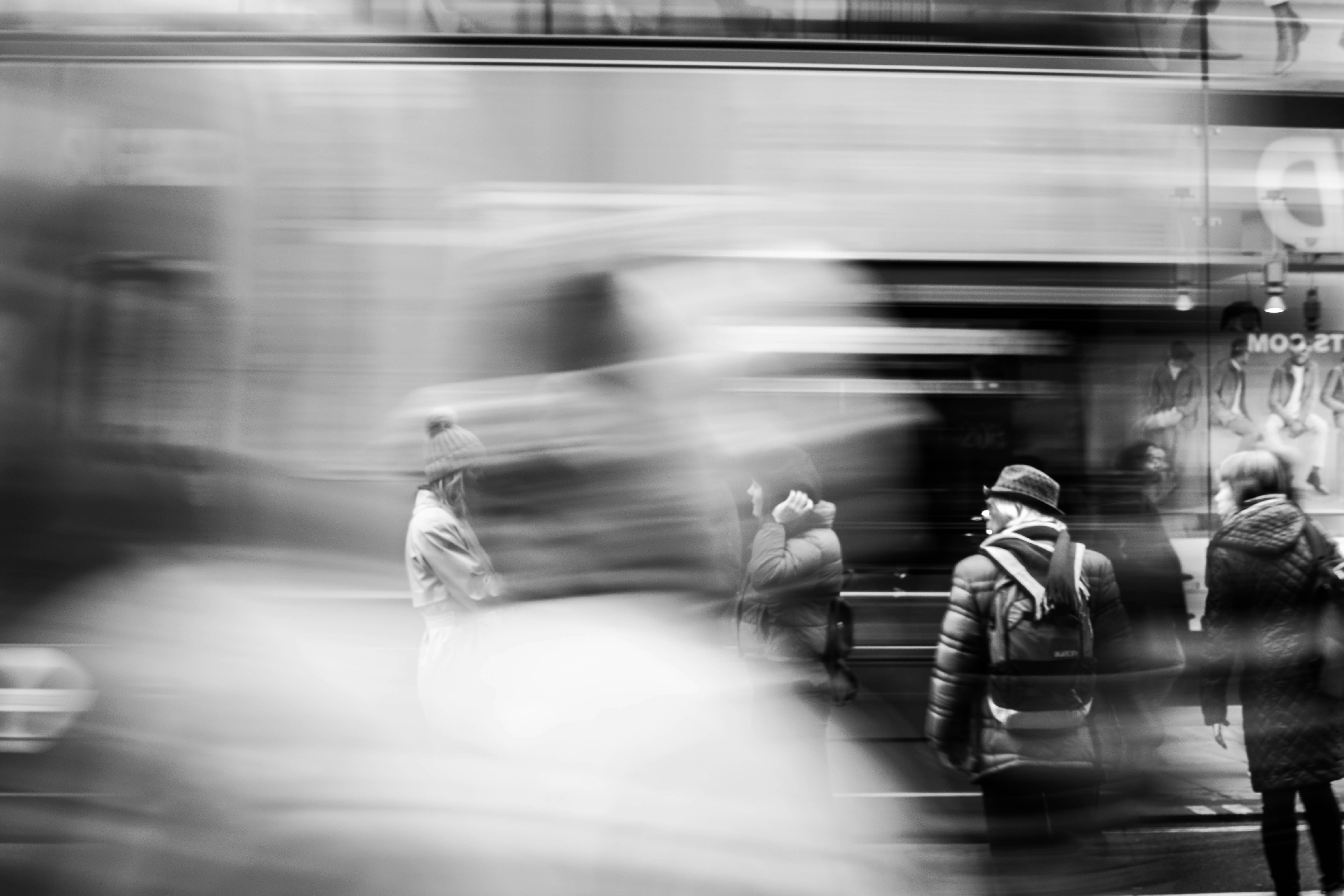 Time lapse photography of person walking on road photo – Free Human ...
