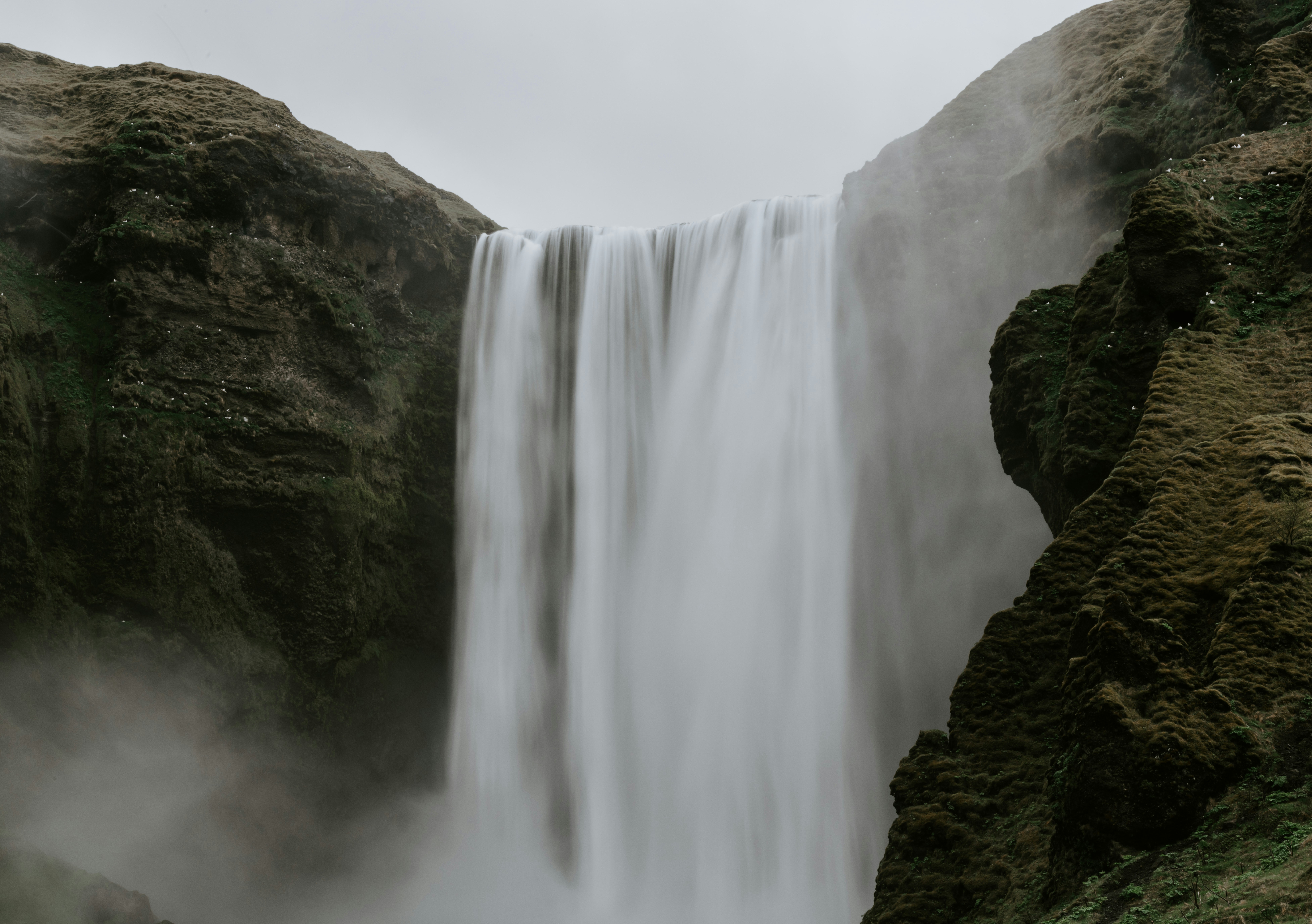 Low angle photo of waterfalls photo – Free Grey Image on Unsplash