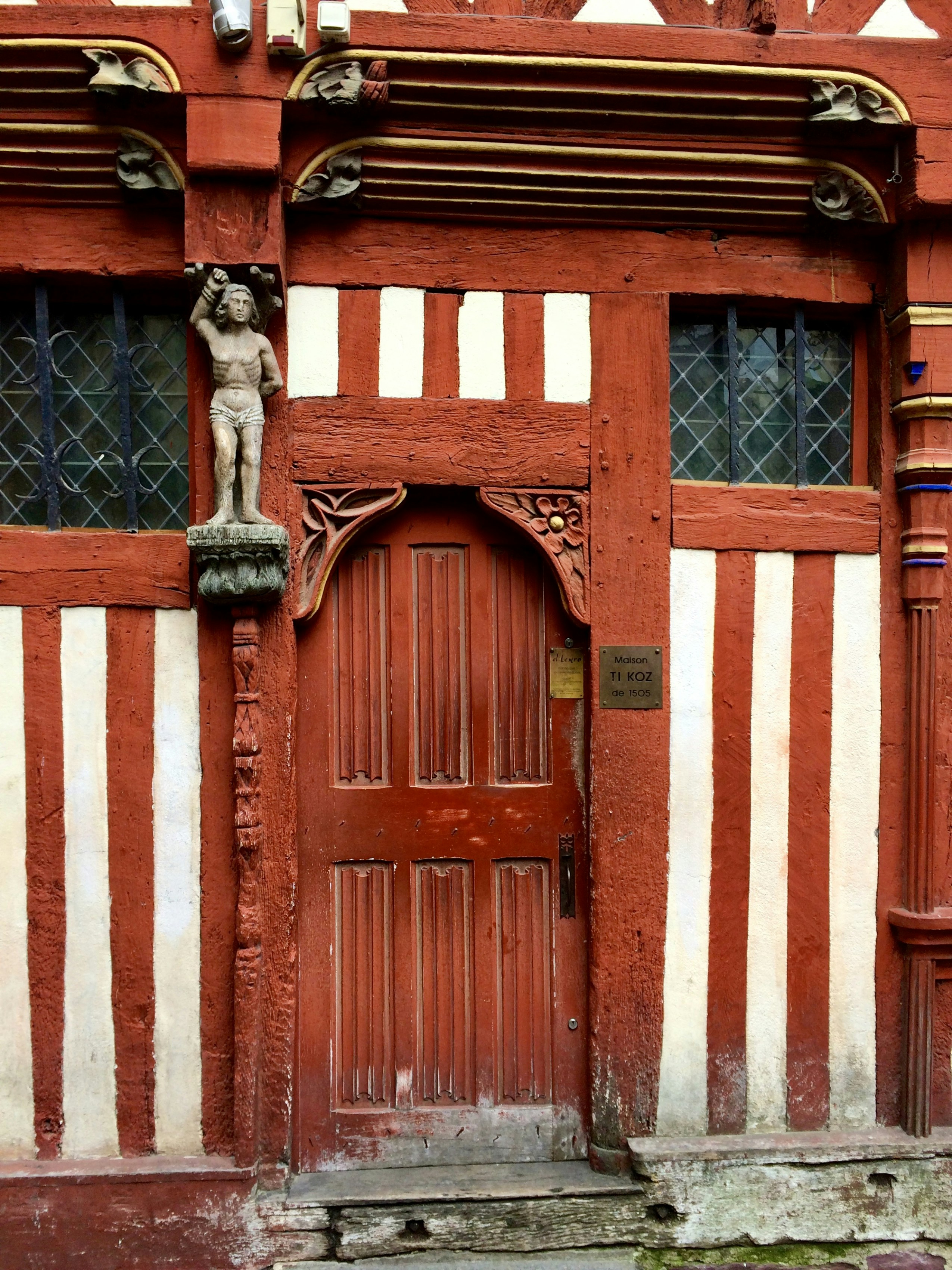 Ornate Medieval Entrance in Angers