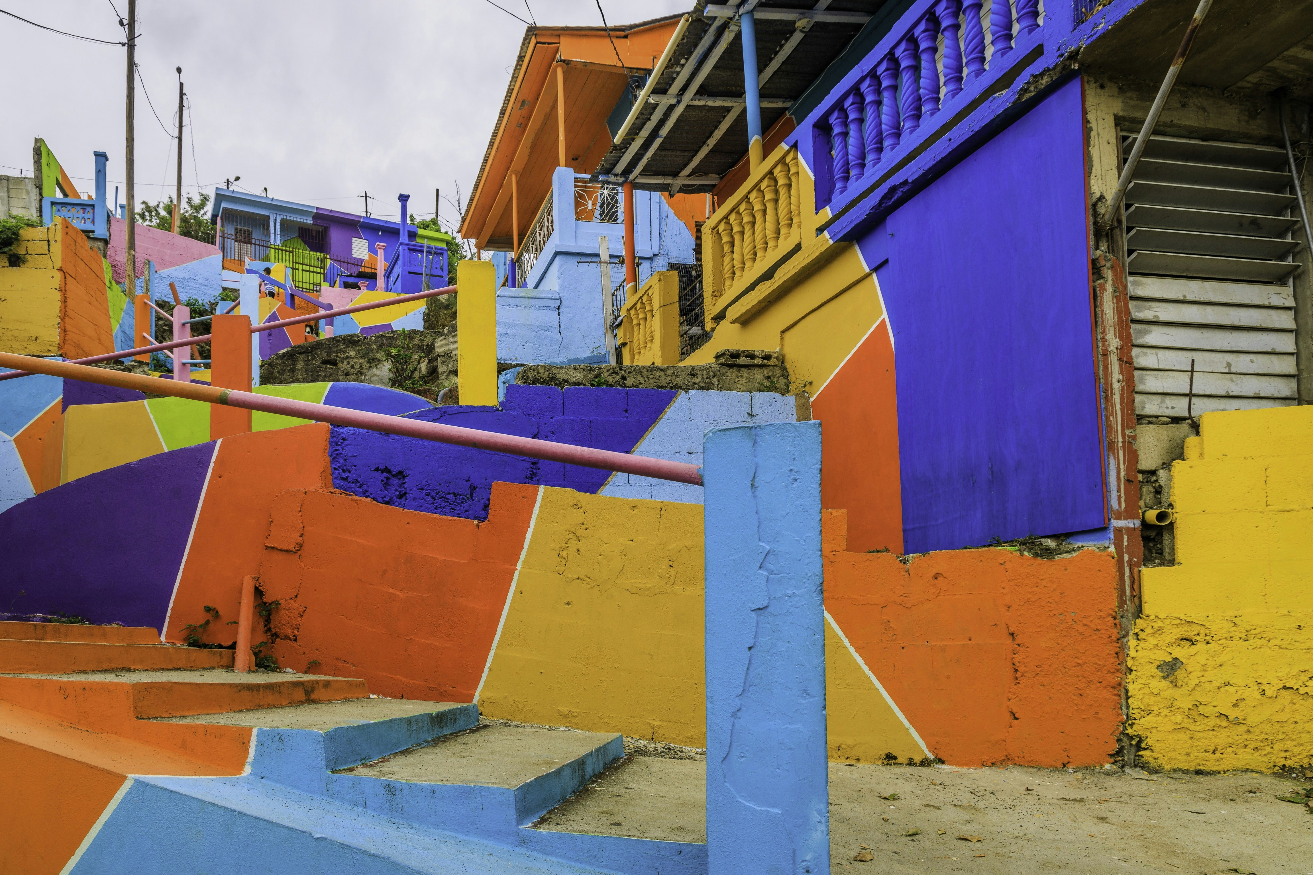 multicolored wall paints