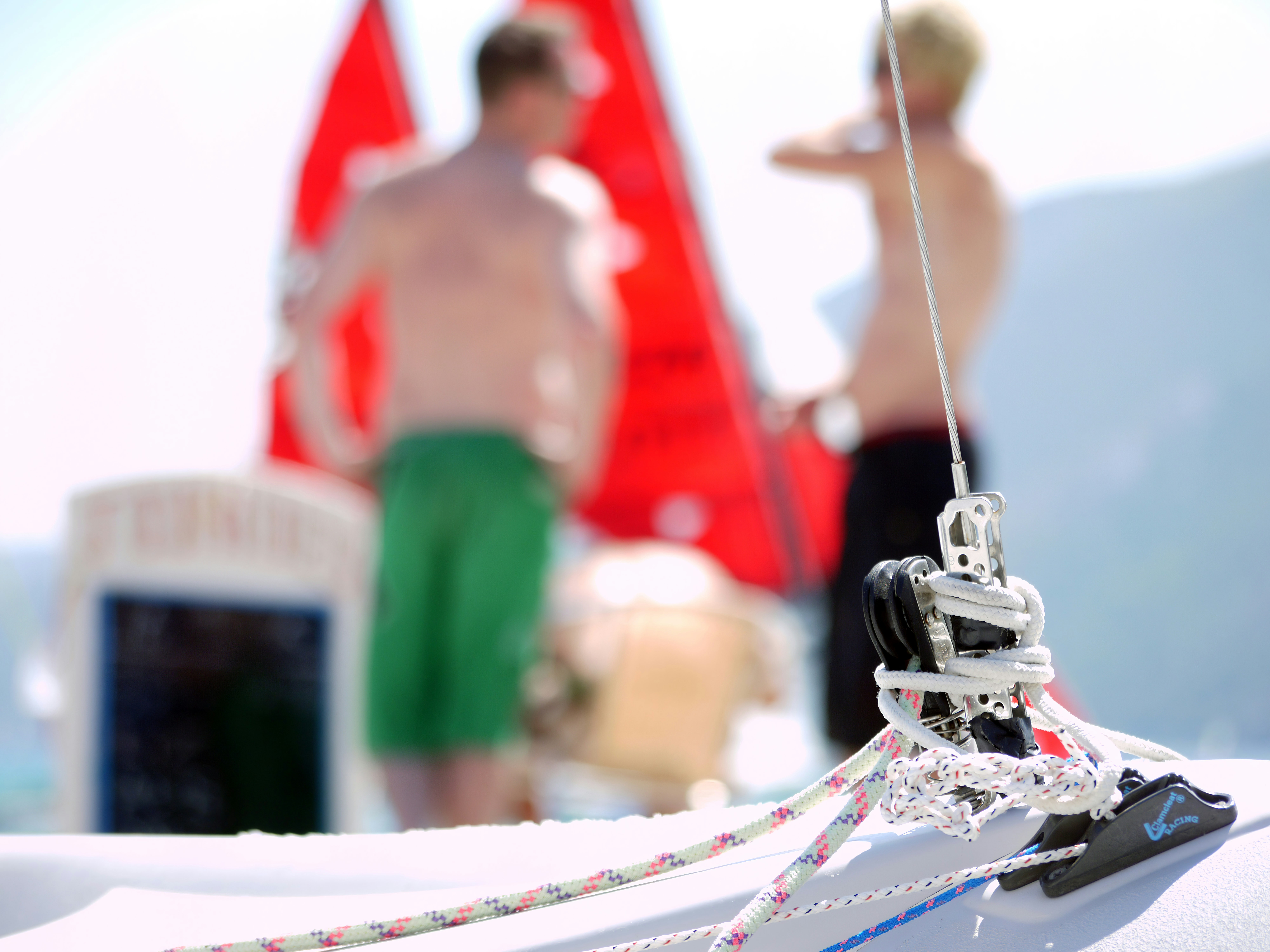 Foredeck Focus: The Winch’s Grip Among Blurred Sails