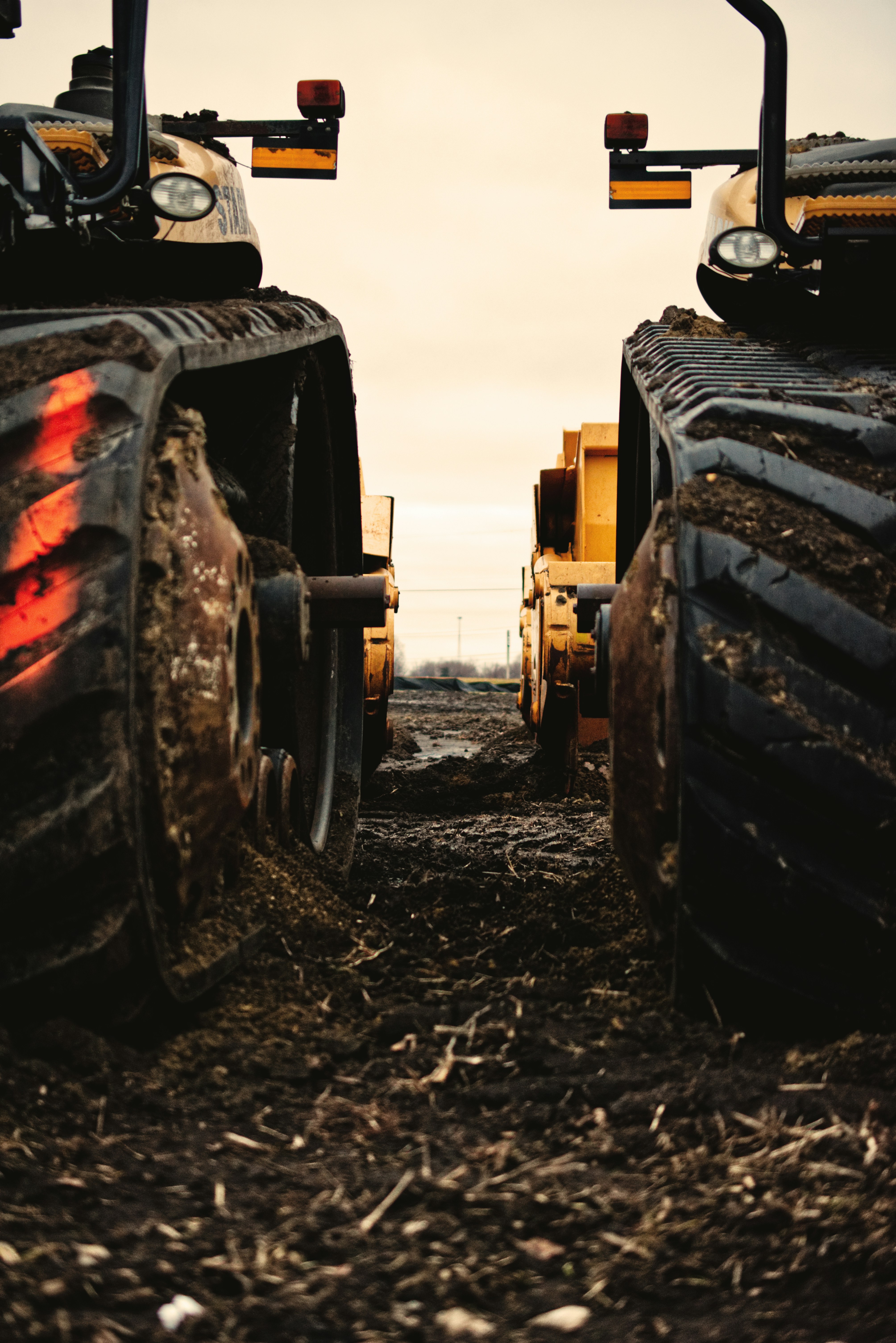 Between the Titan Treads: A Ground-Level Glimpse of Heavy Machinery