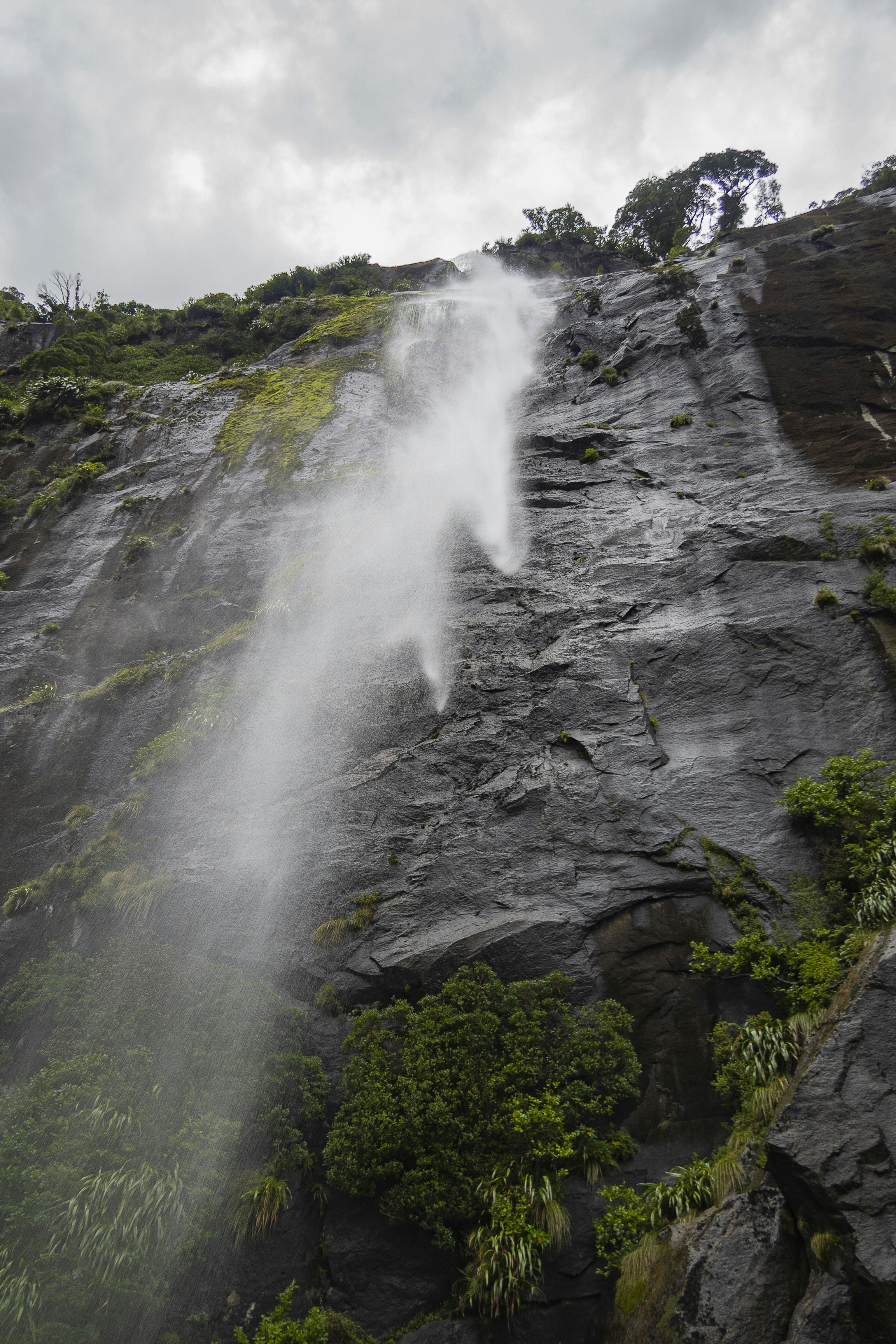 Waterfalls under cloudy sky during daytime photo – Free Waterfall Image ...