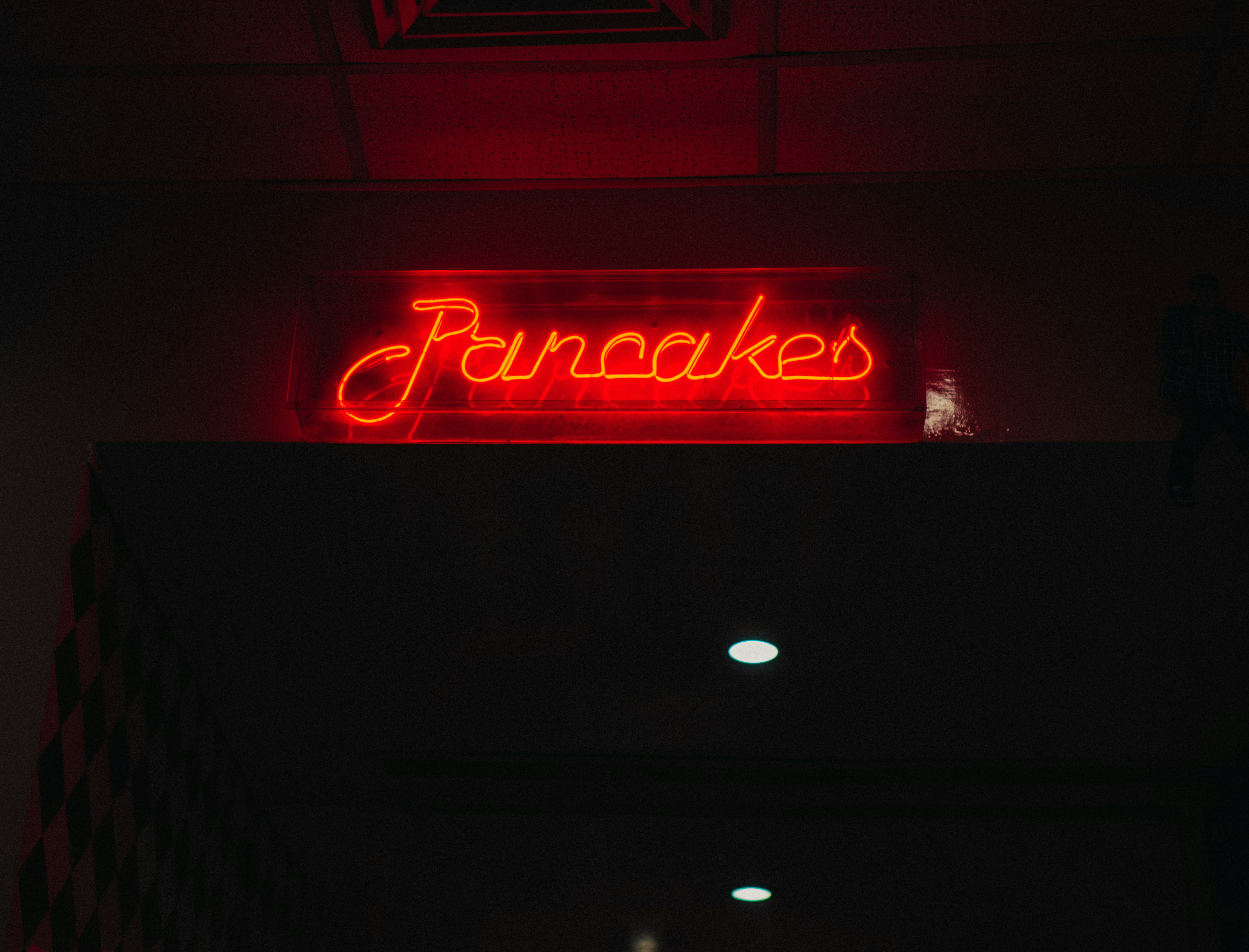 Red Pancakes neon sign photo – Free Red Image on Unsplash