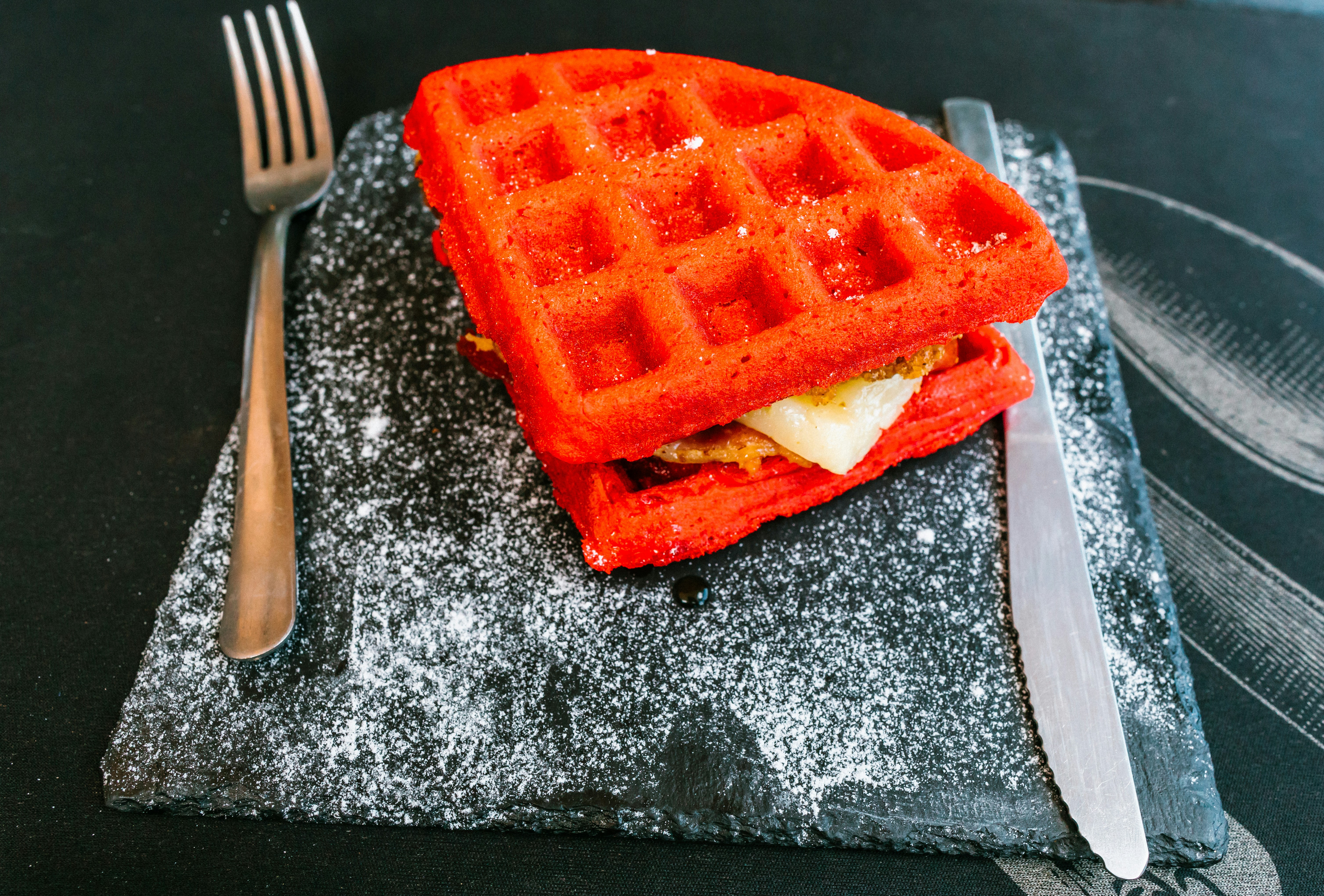 Red waffles photo – Free Food Image on Unsplash